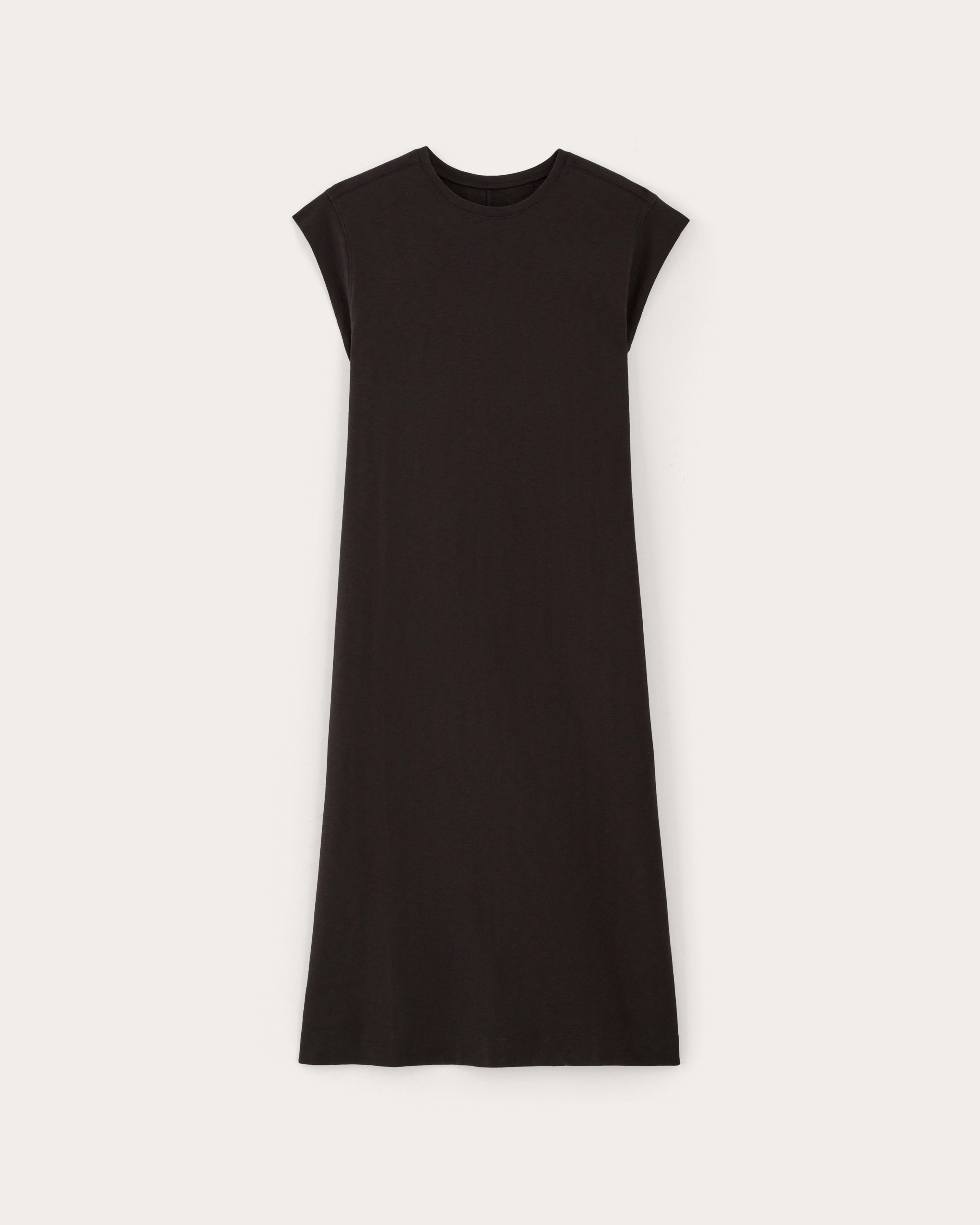 The Muscle Tee Midi Dress | Black – Everlane