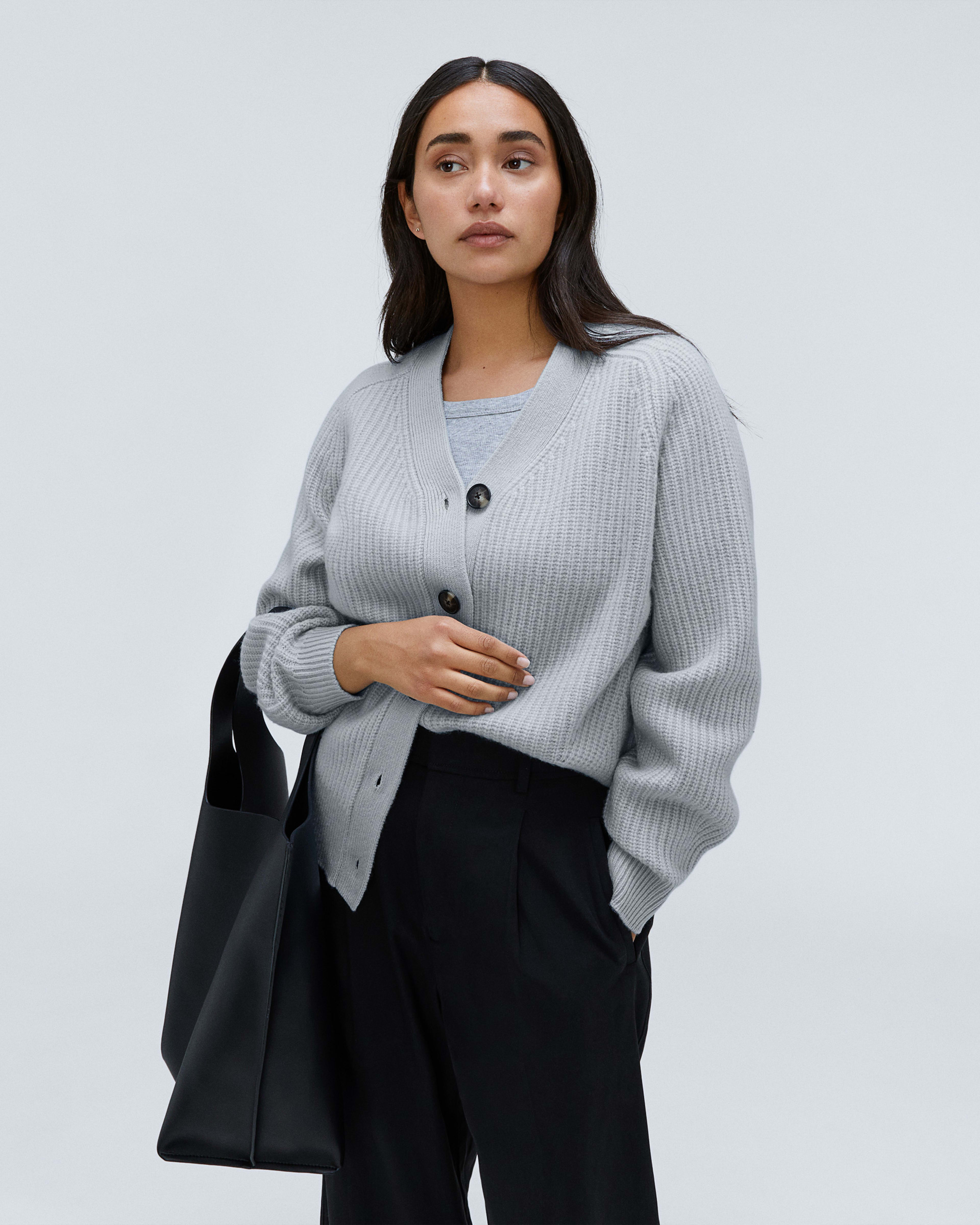 The Felted Merino Cardigan Sky – Everlane