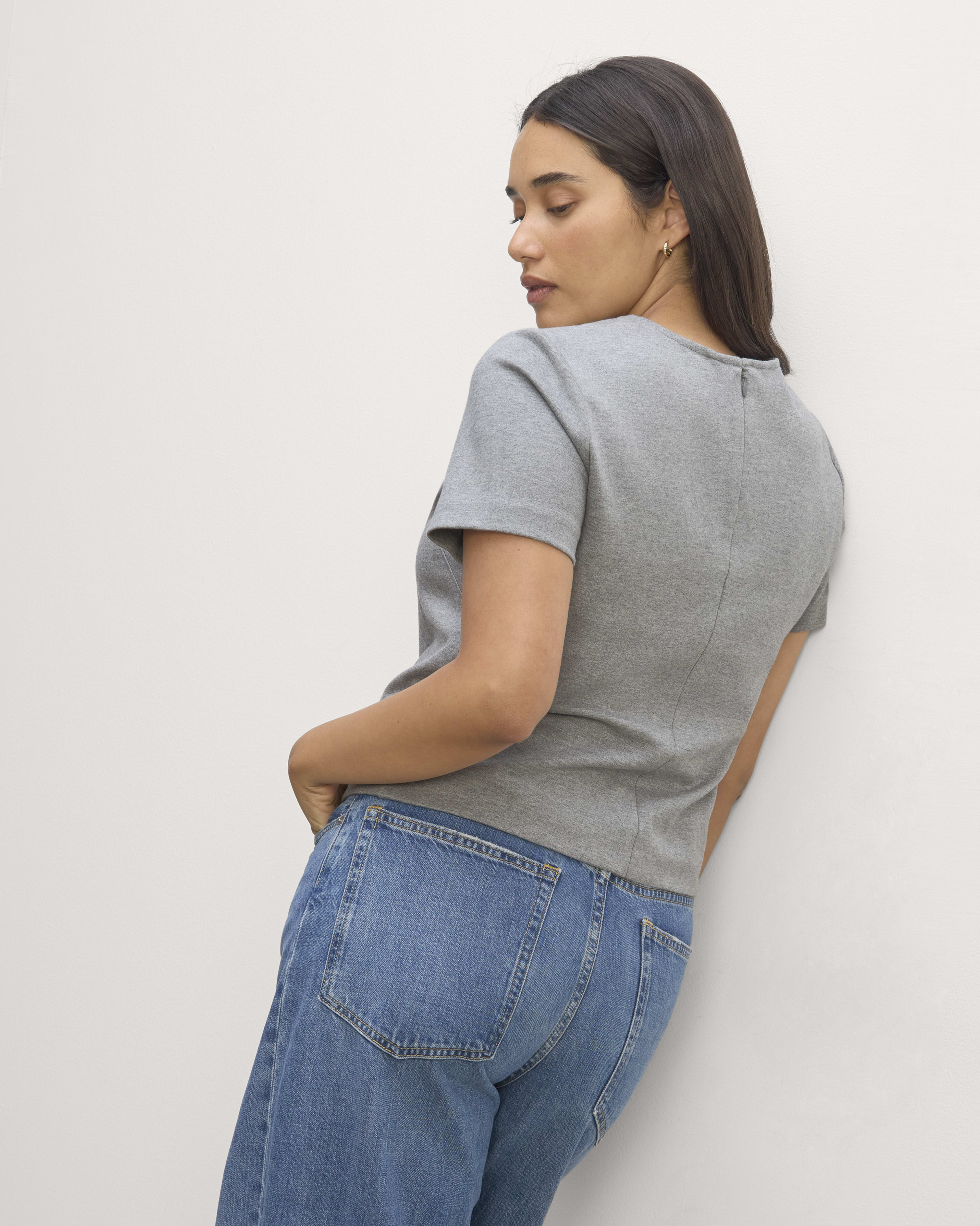 The Dream Tee Mid Heather Grey – Everlane