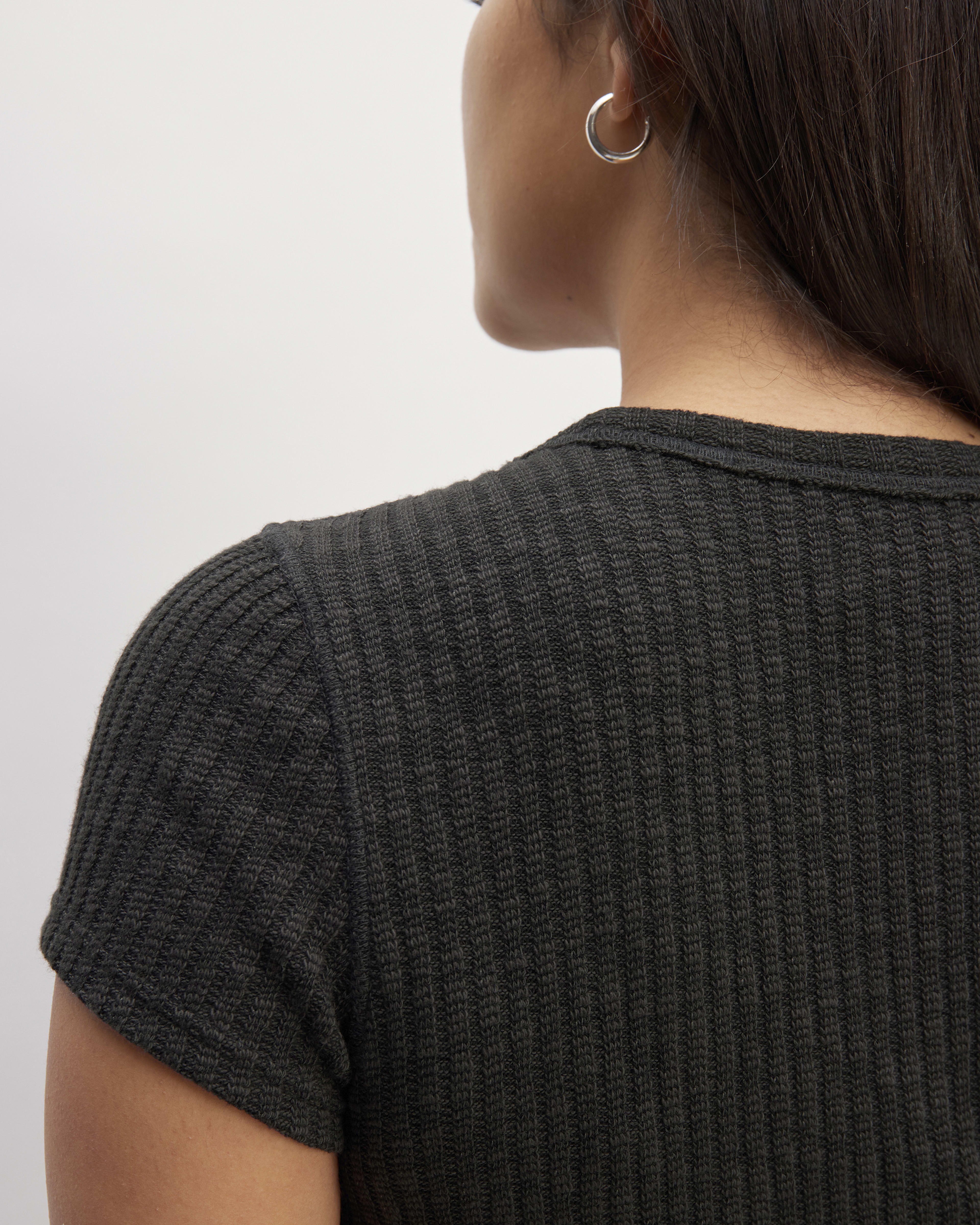 The Cozy Rib Tee Black – Everlane