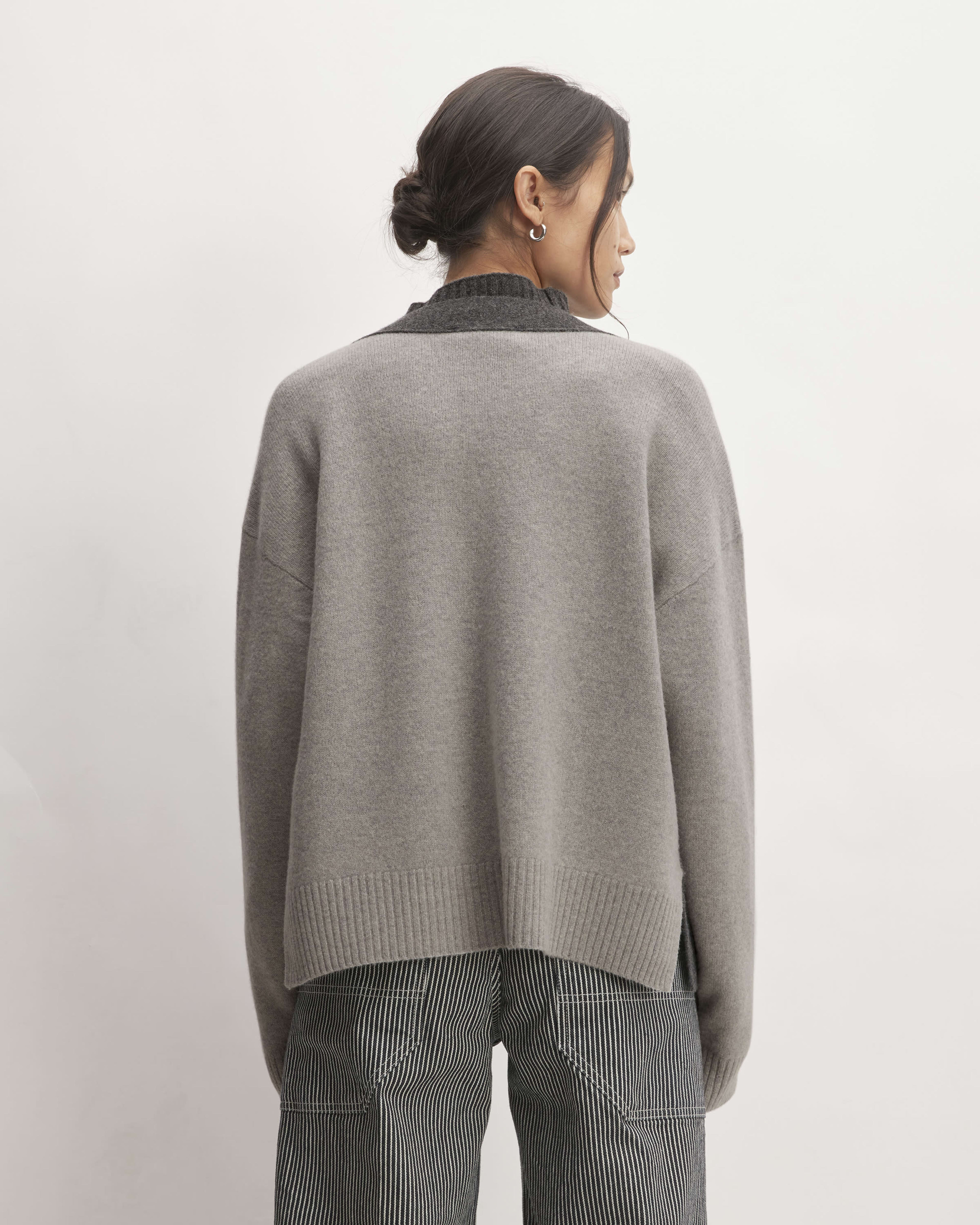 The Good Merino Wool Cardigan Graphite / Hare Grey – Everlane