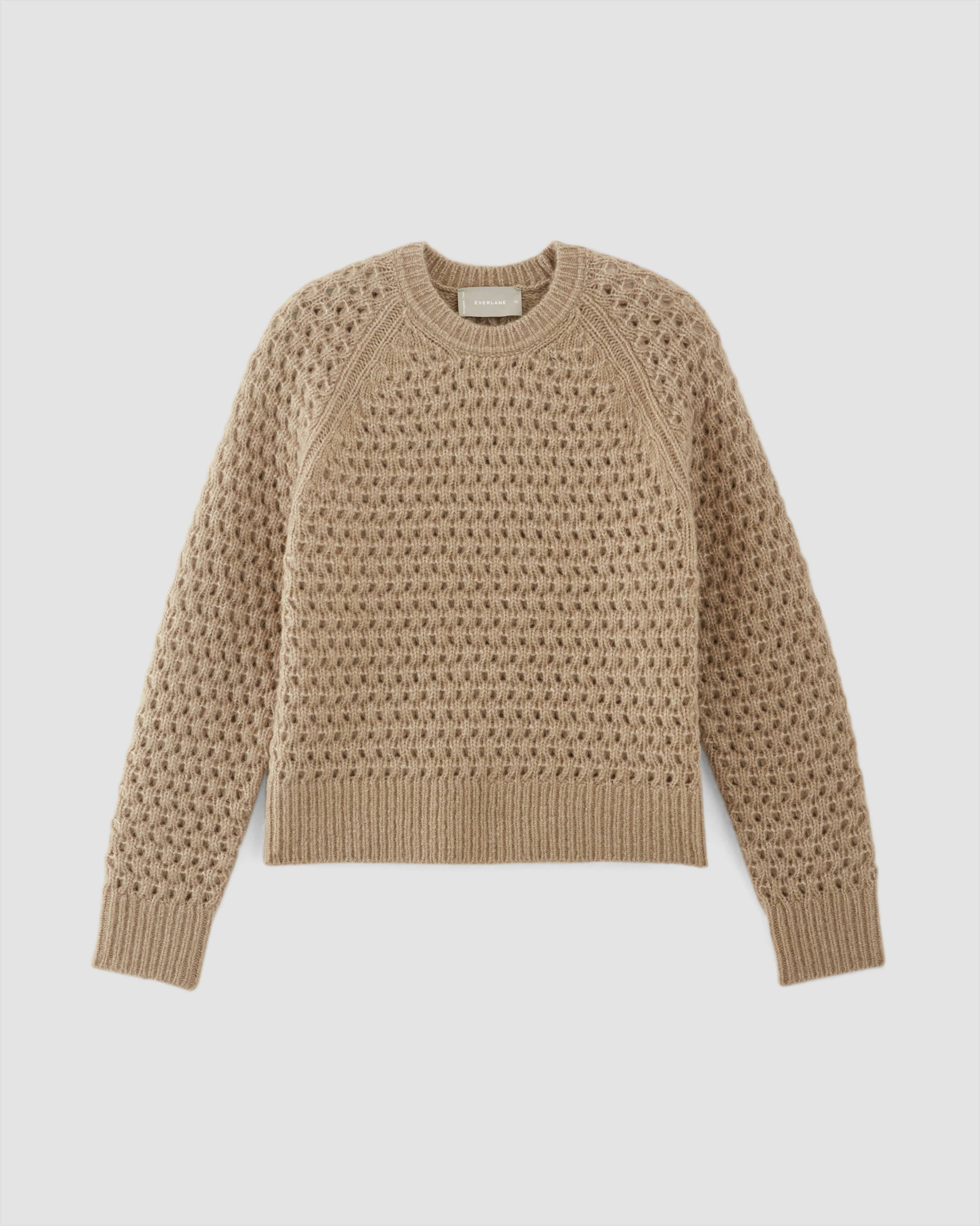 The Cloud Oversized Textured Crew | Tiger's Eye – Everlane