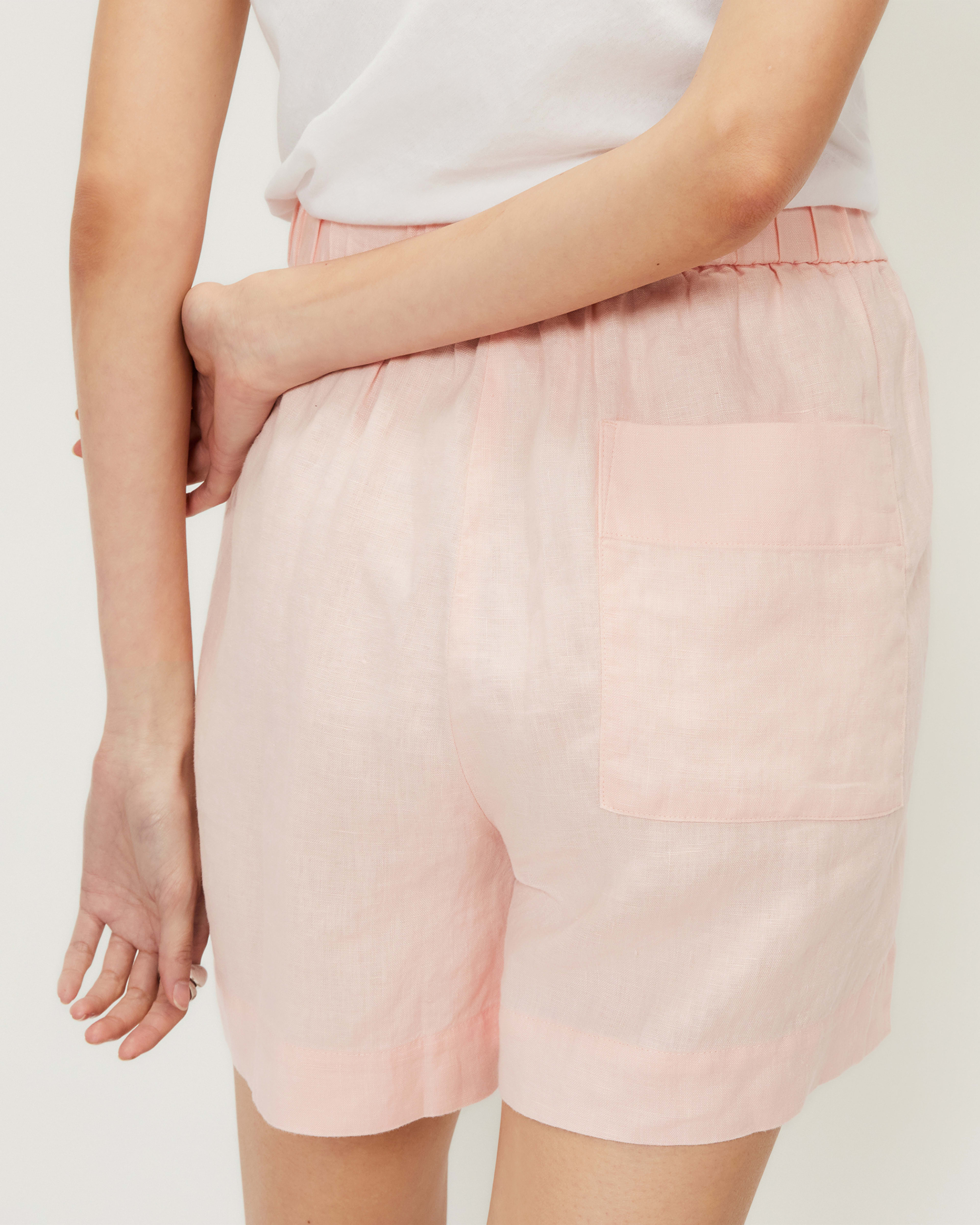 The Linen Boxer Short Petal Pink – Everlane