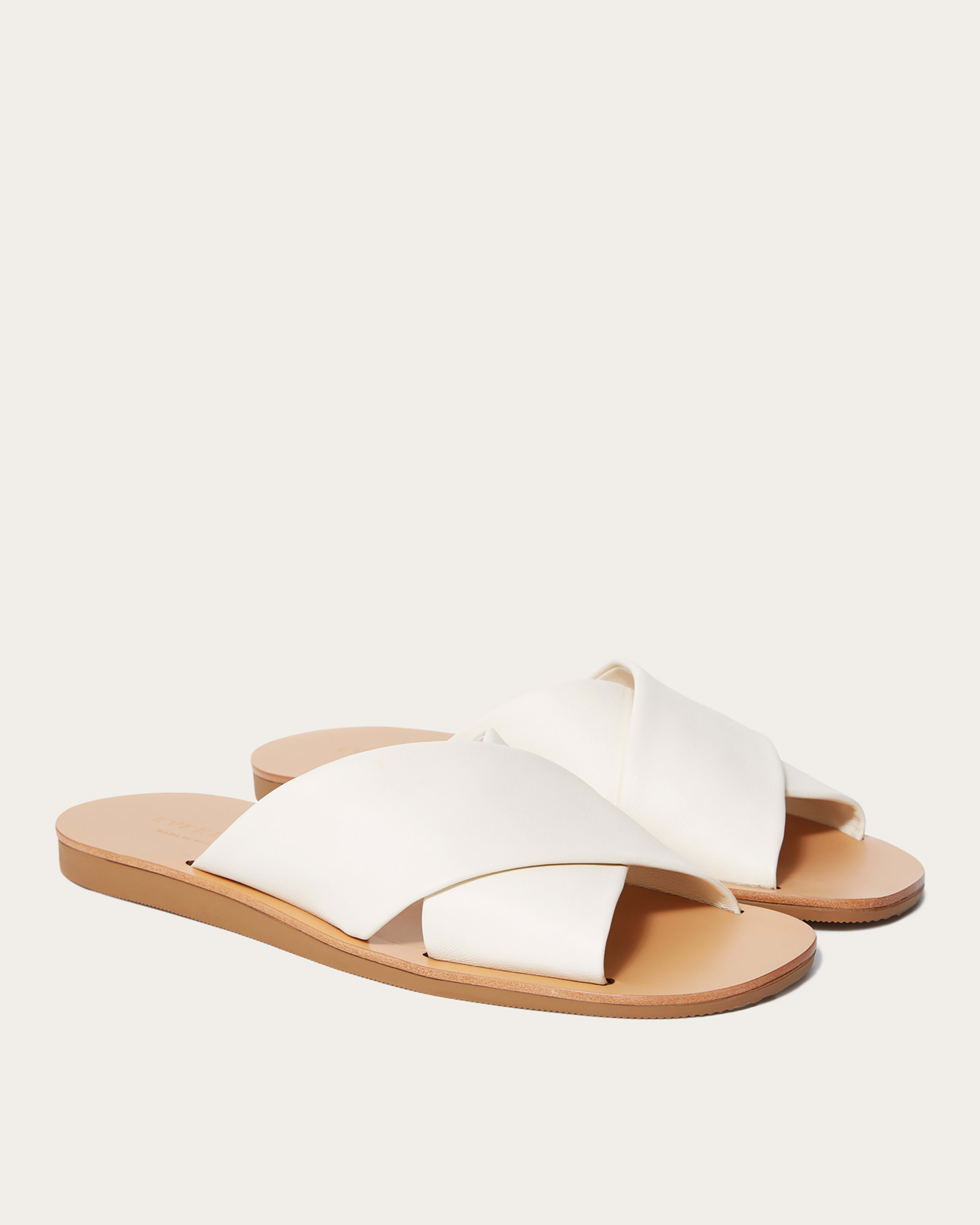 The Day Crossover Sandal | Cream – Everlane
