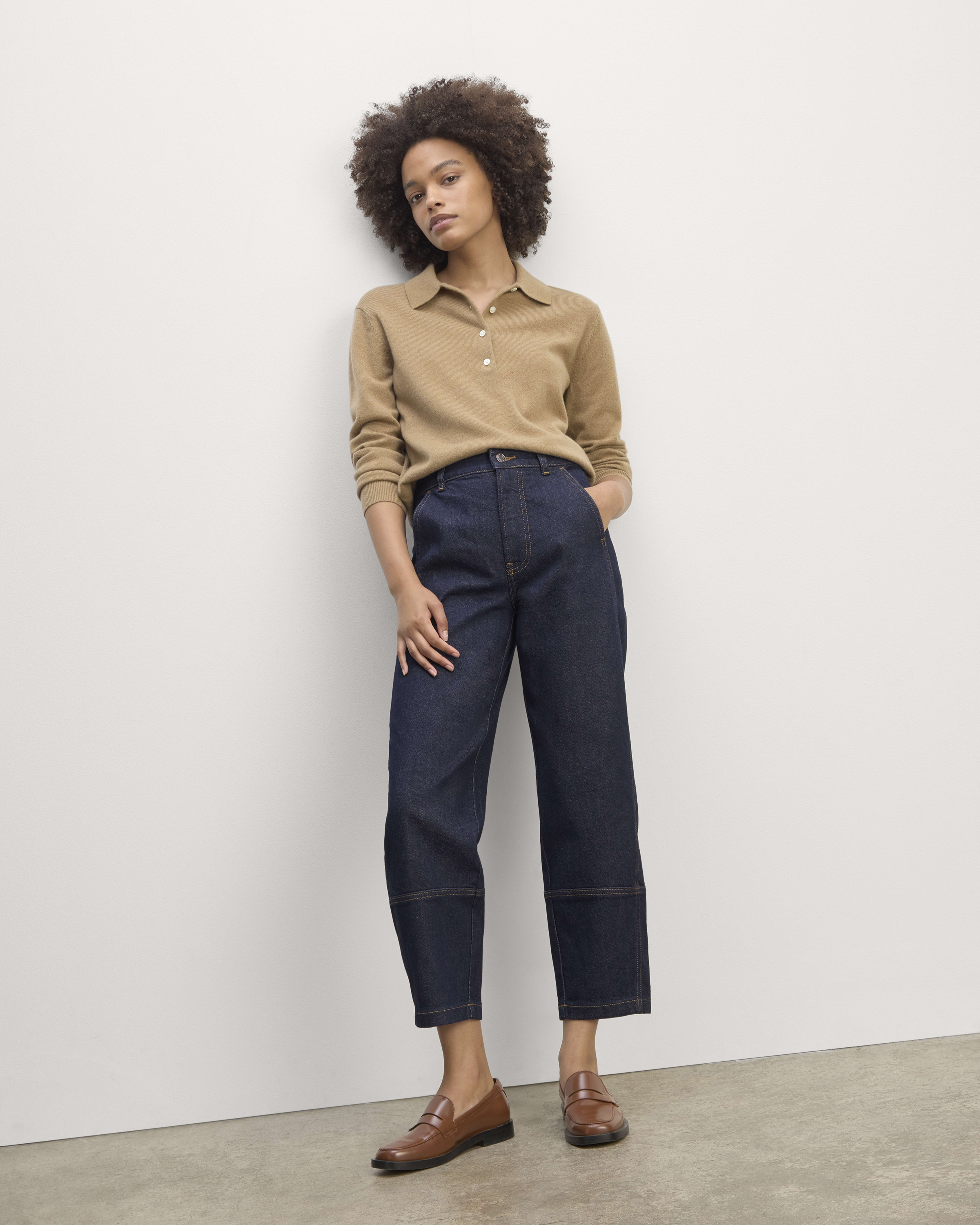 The Utility Barrel Jean | Pure Blue | Regular – Everlane