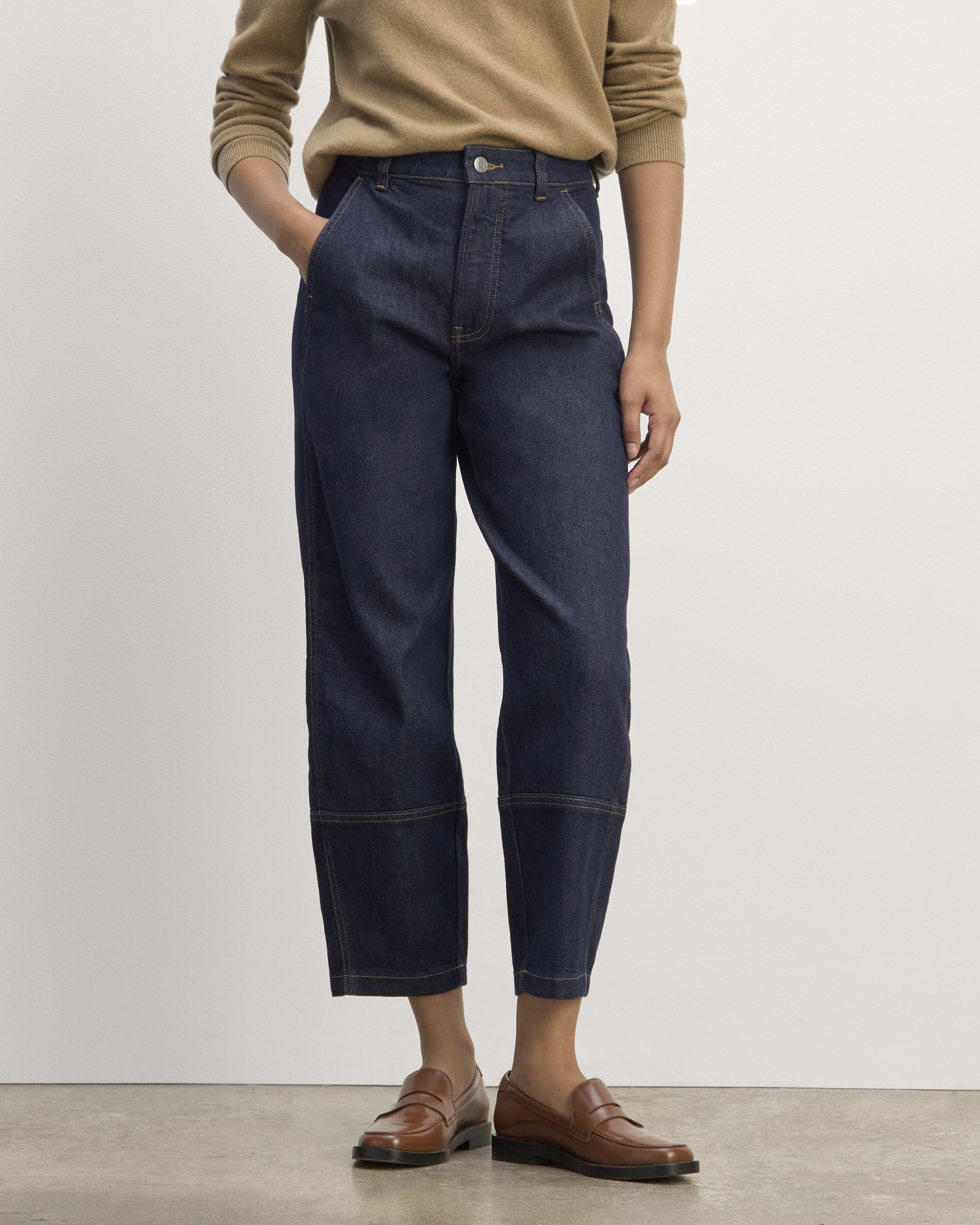 The Utility Barrel Jean | Pure Blue | Regular – Everlane