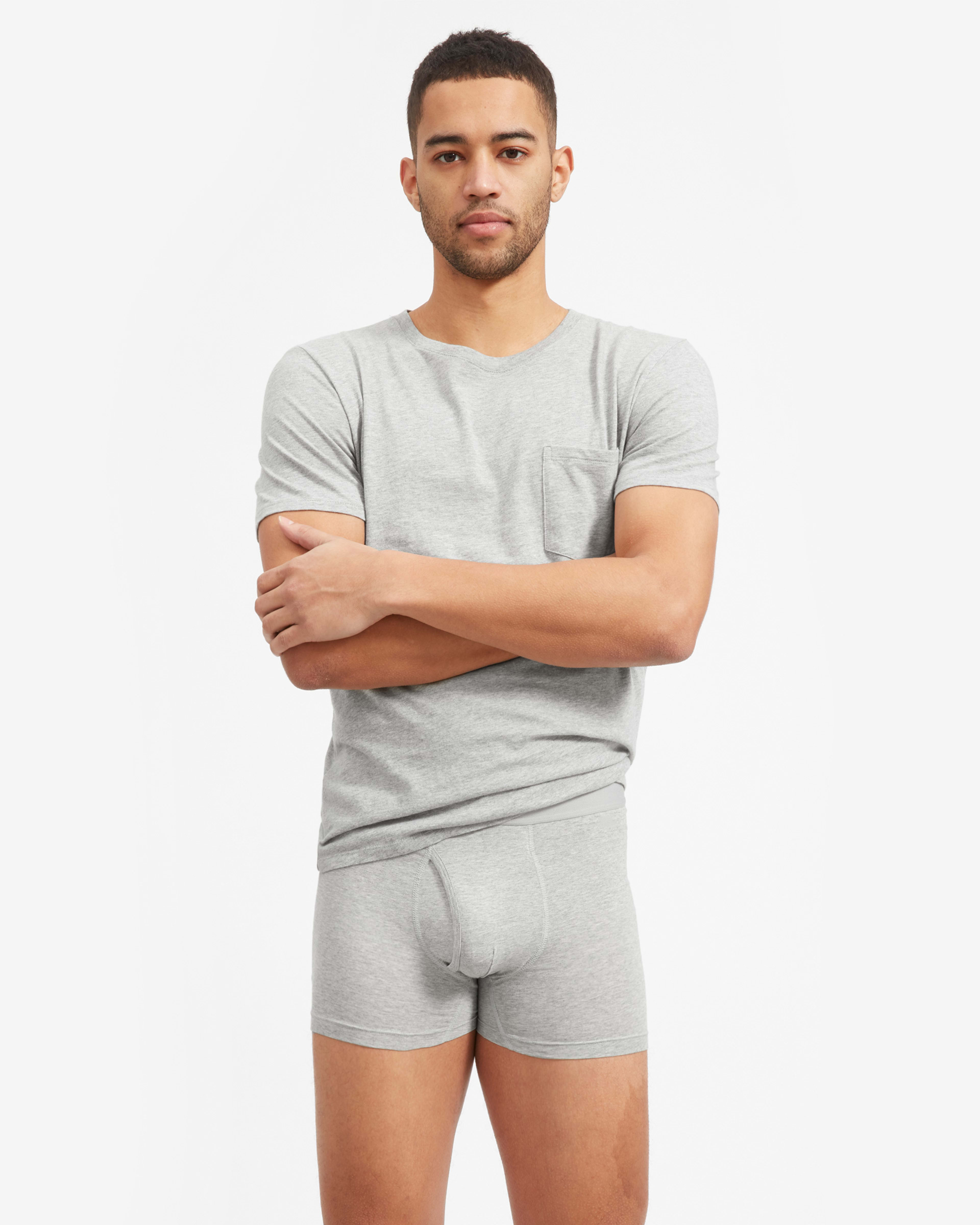 The Supima® Boxer Brief | Uniform | Heathered Grey – Everlane