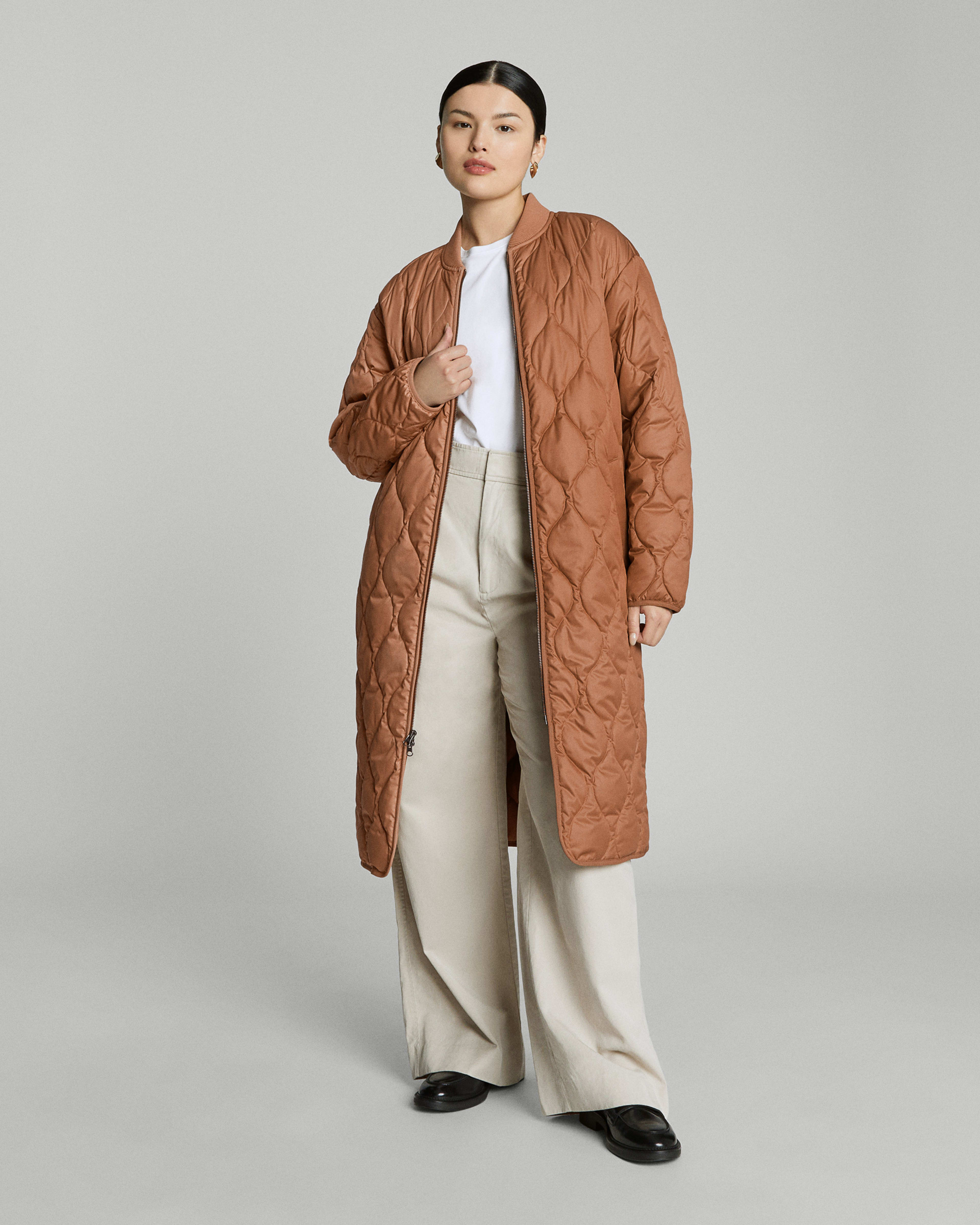 The ReNew Long Liner Tawny Brown – Everlane