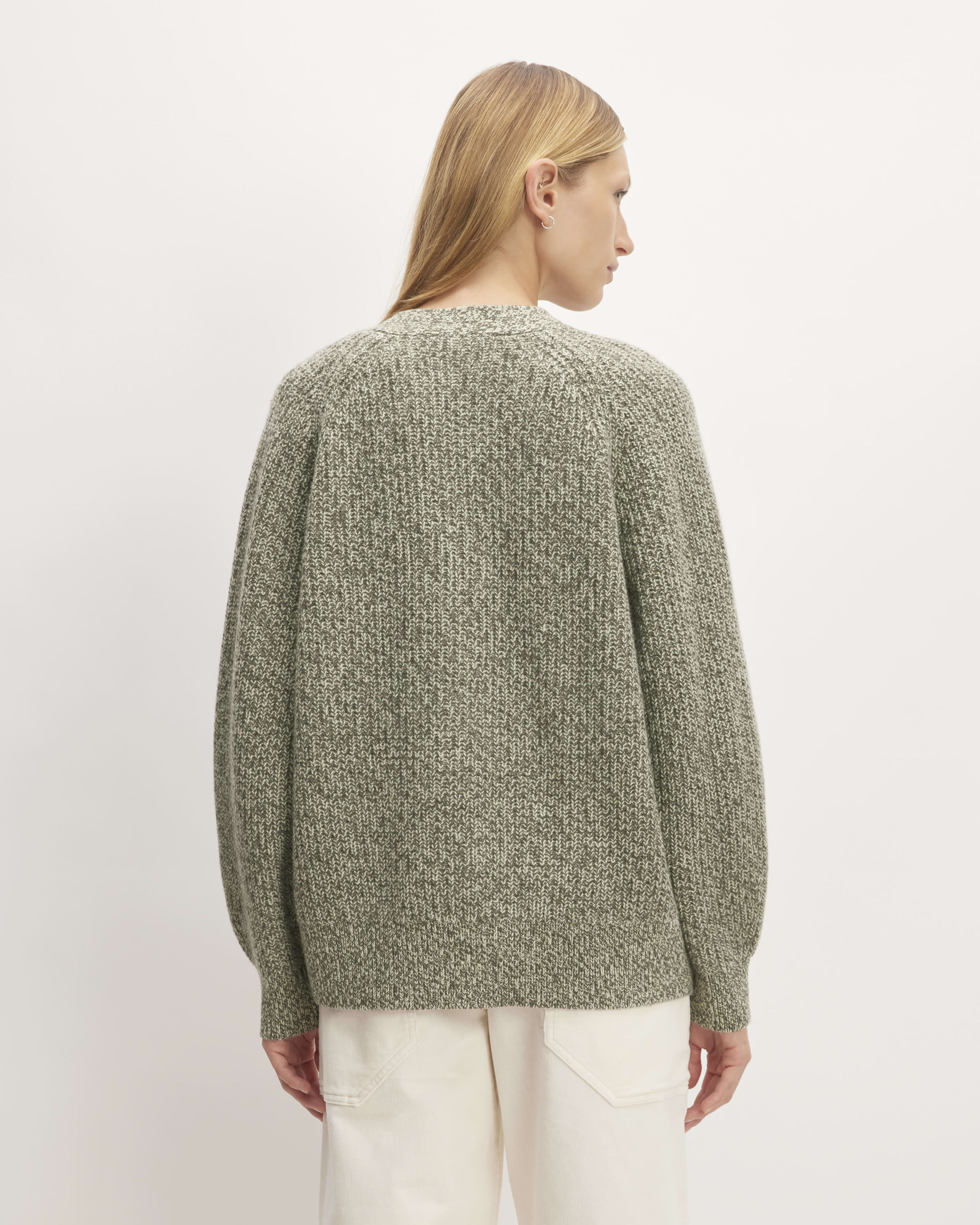 The Felted Merino Cardigan Seafoam Green / Kambaba Twist – Everlane
