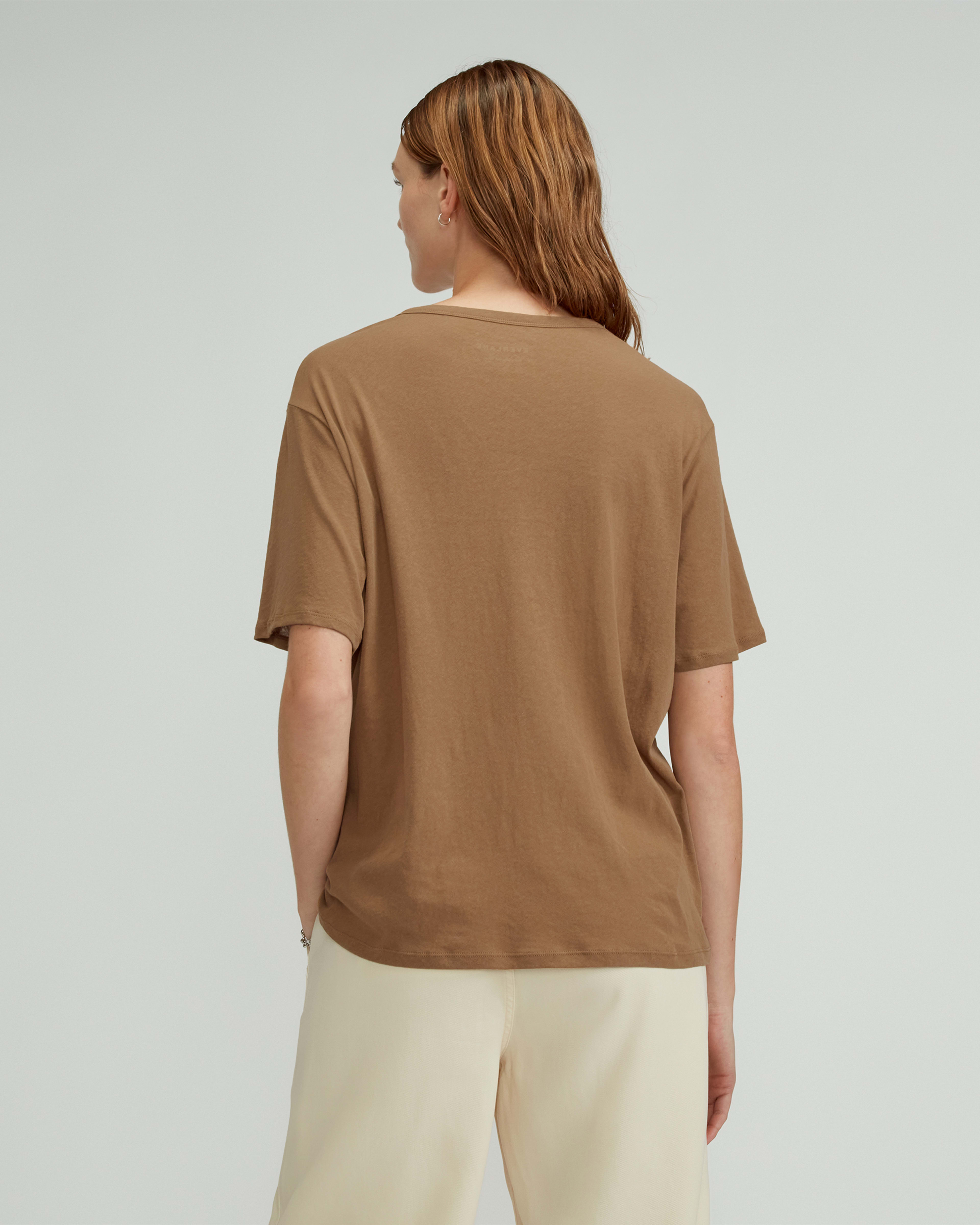 The Air Oversized Crew Tee Toasted Coconut – Everlane