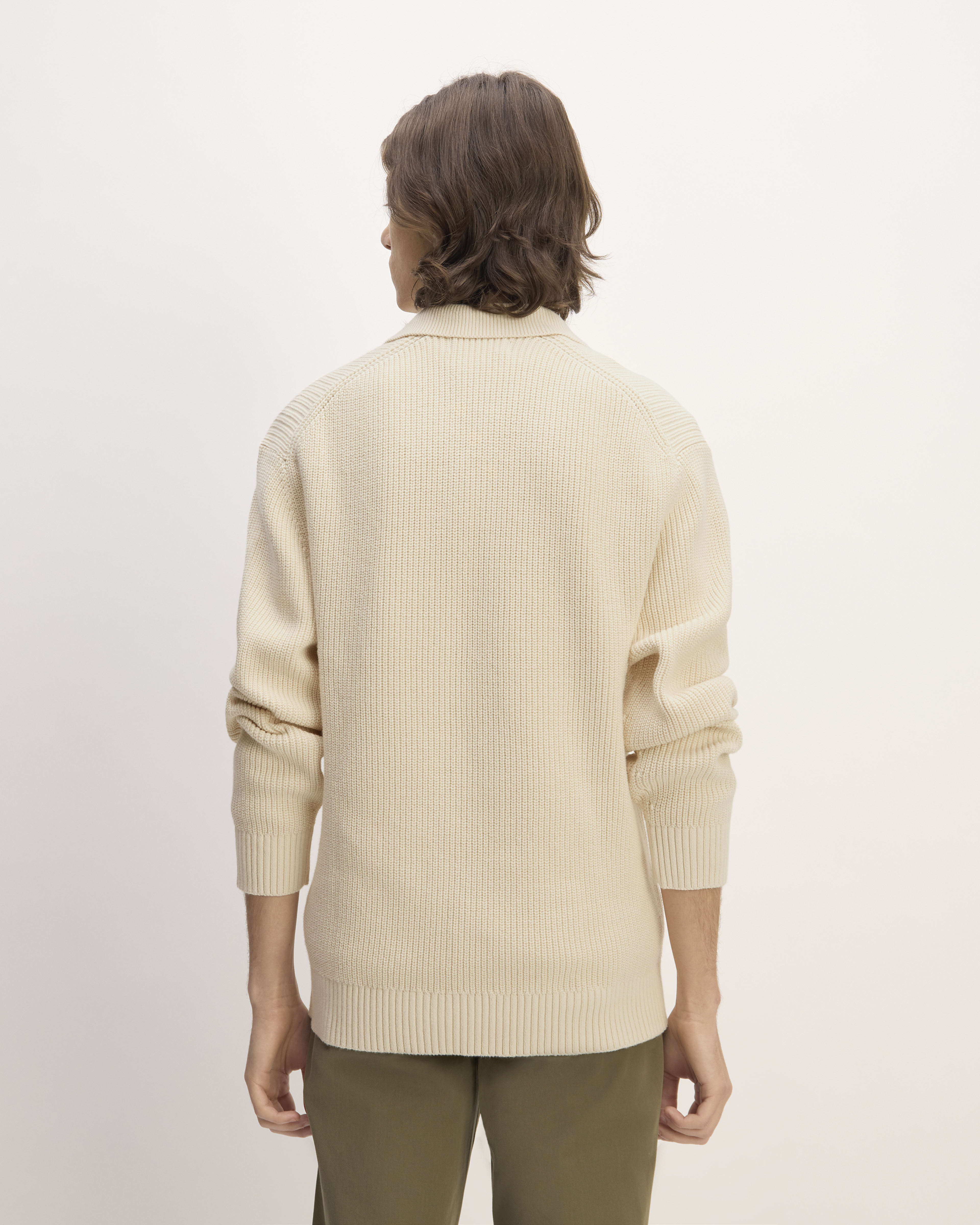 The Cotton Chunky Rib Polo | Canvas – Everlane