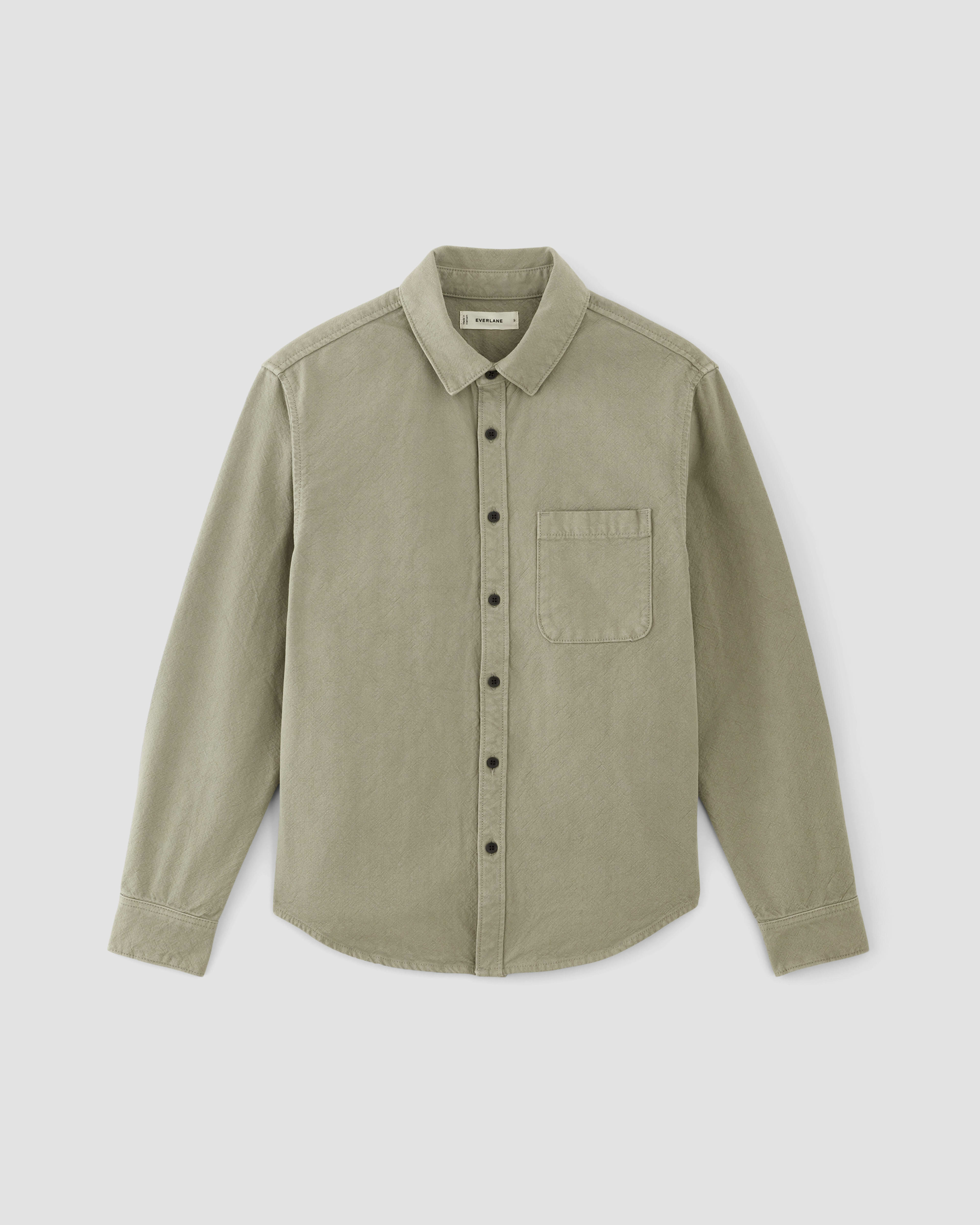 The Canvas Organic Cotton Overshirt | Sage Green – Everlane