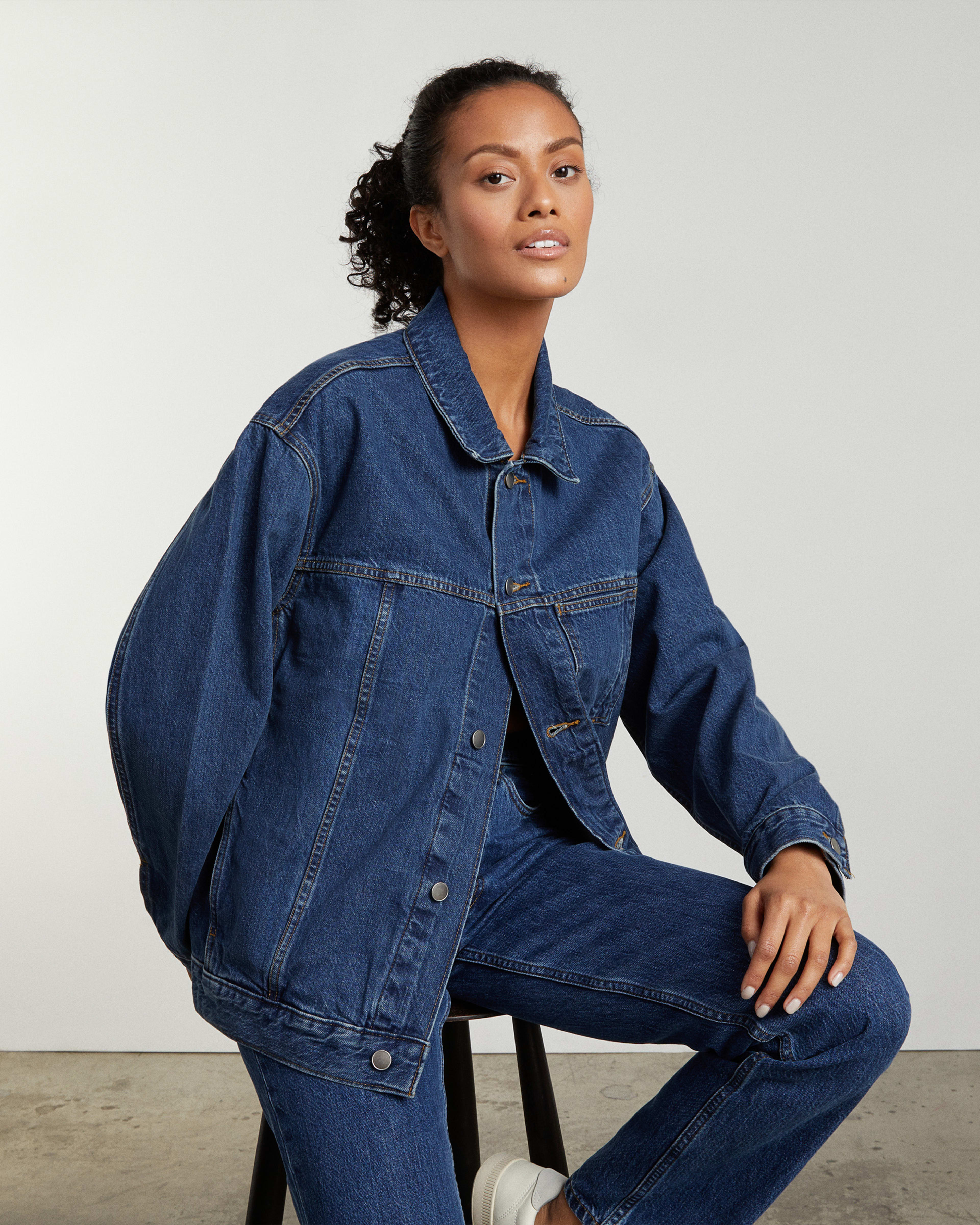 The Everyone Denim Jacket Azure – Everlane
