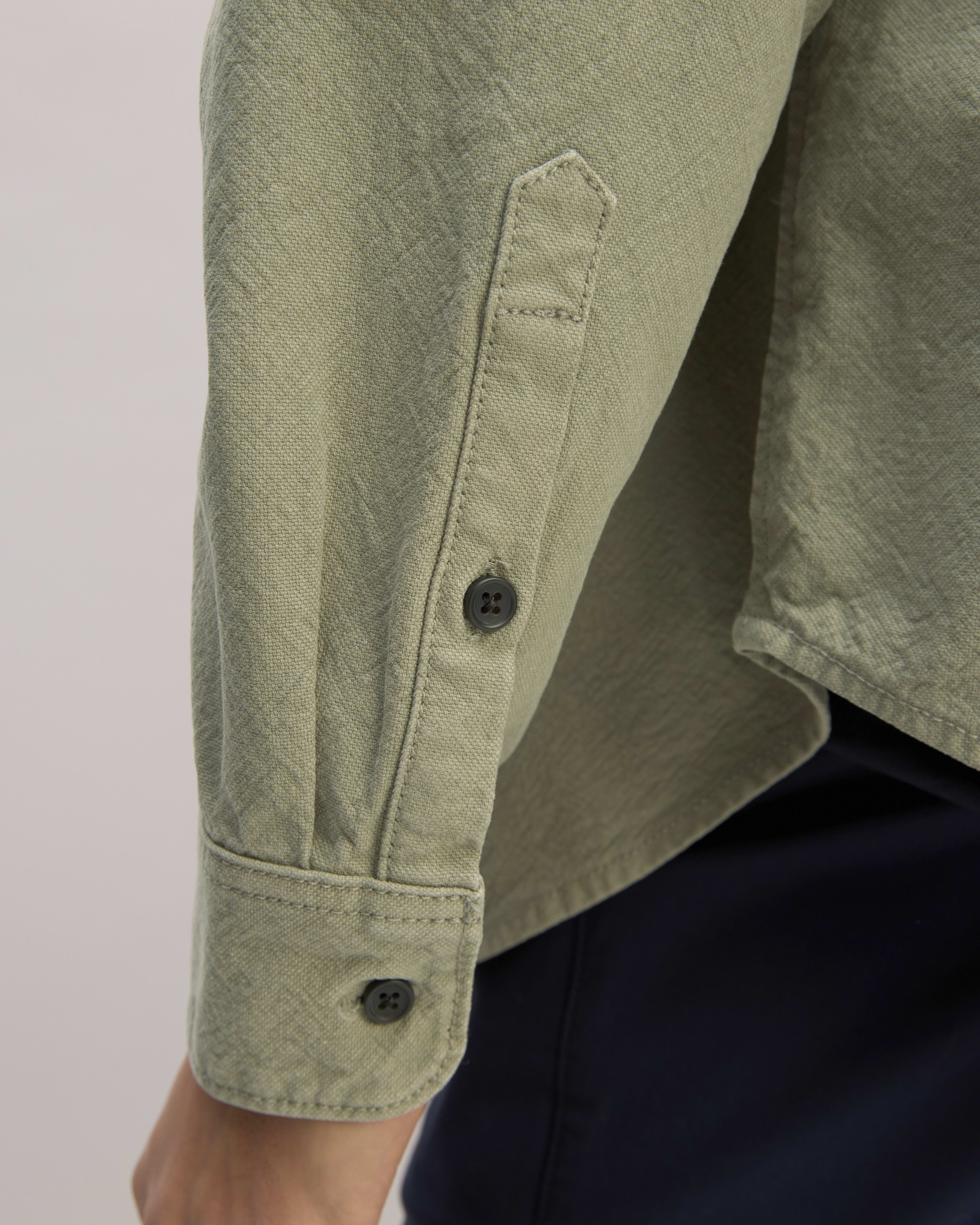 The Canvas Organic Cotton Overshirt | Sage Green – Everlane