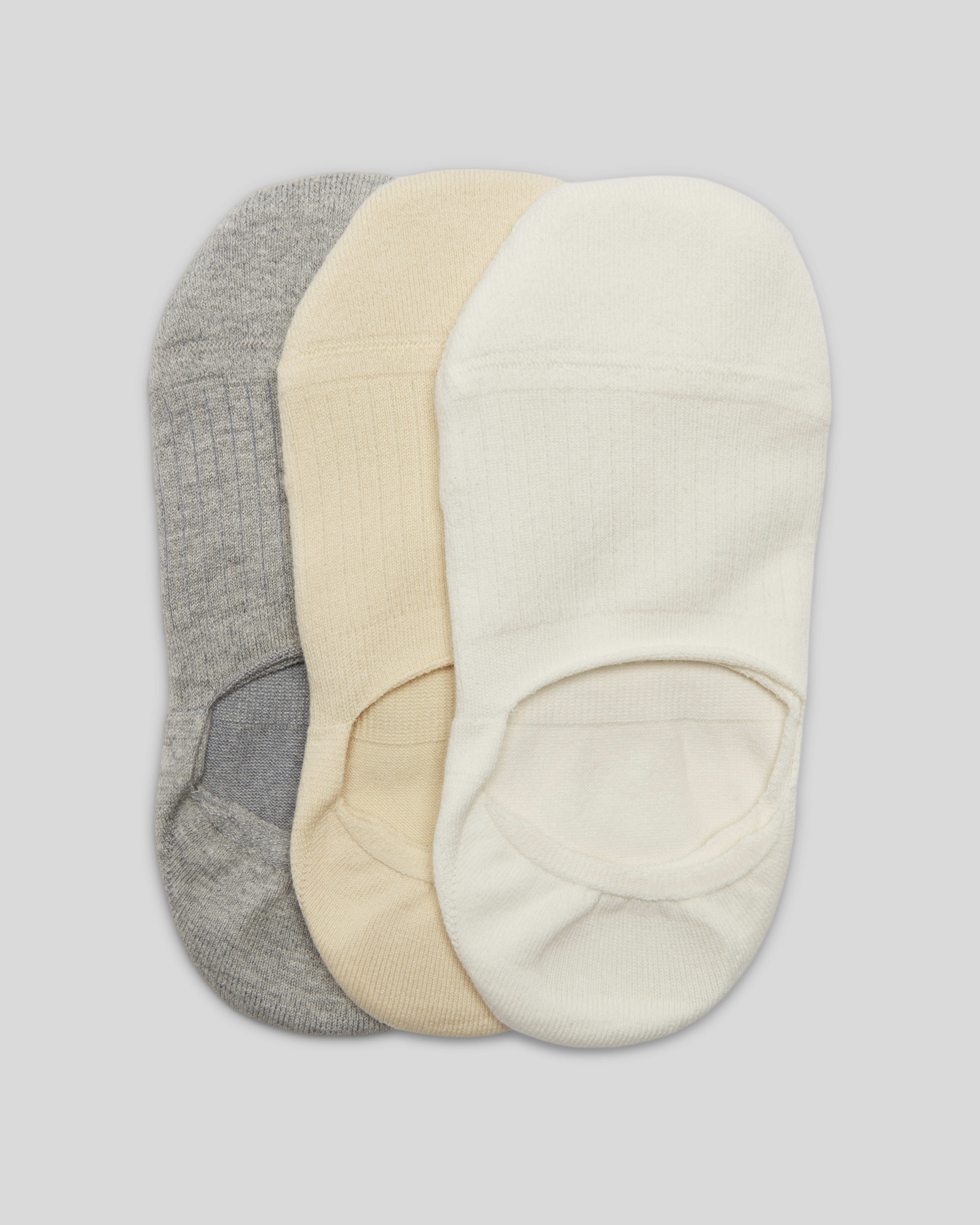 The Organic Cotton No-Show Sock 3-Pack | Neutral Multi – Everlane