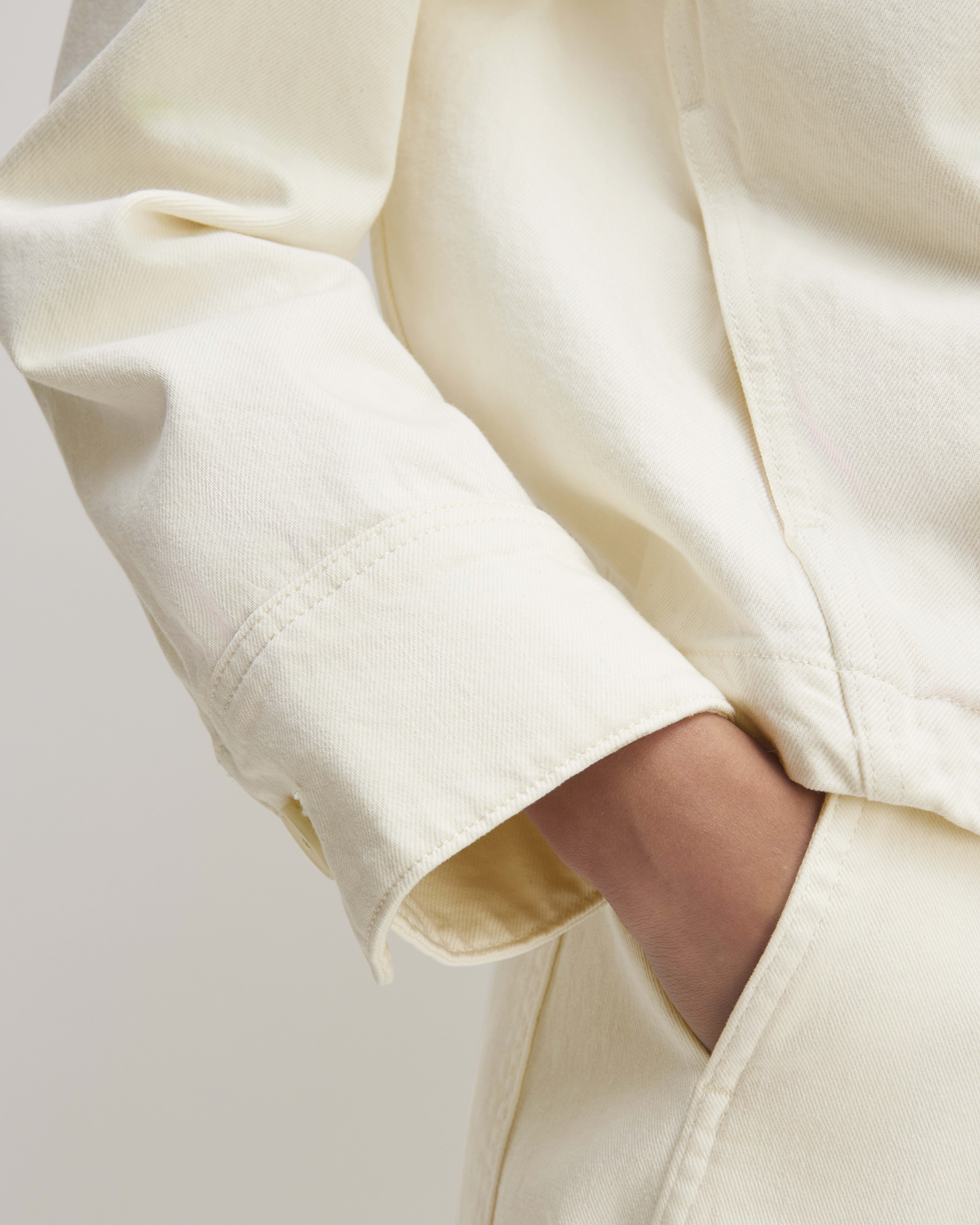 The Denim Barrel Jacket | Calico Ecru – Everlane