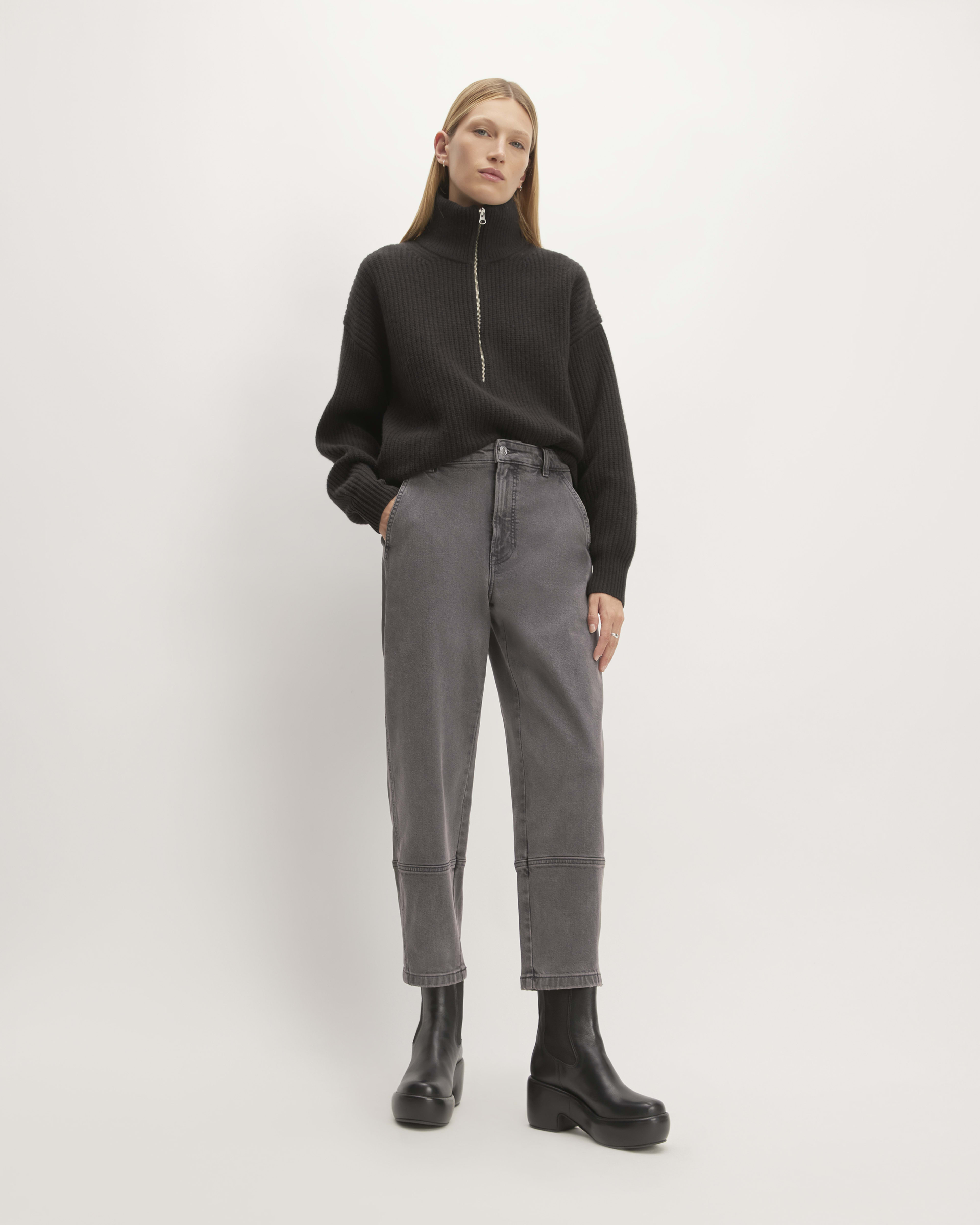 The Utility Barrel Jean | Magnolia Shadow | Regular – Everlane