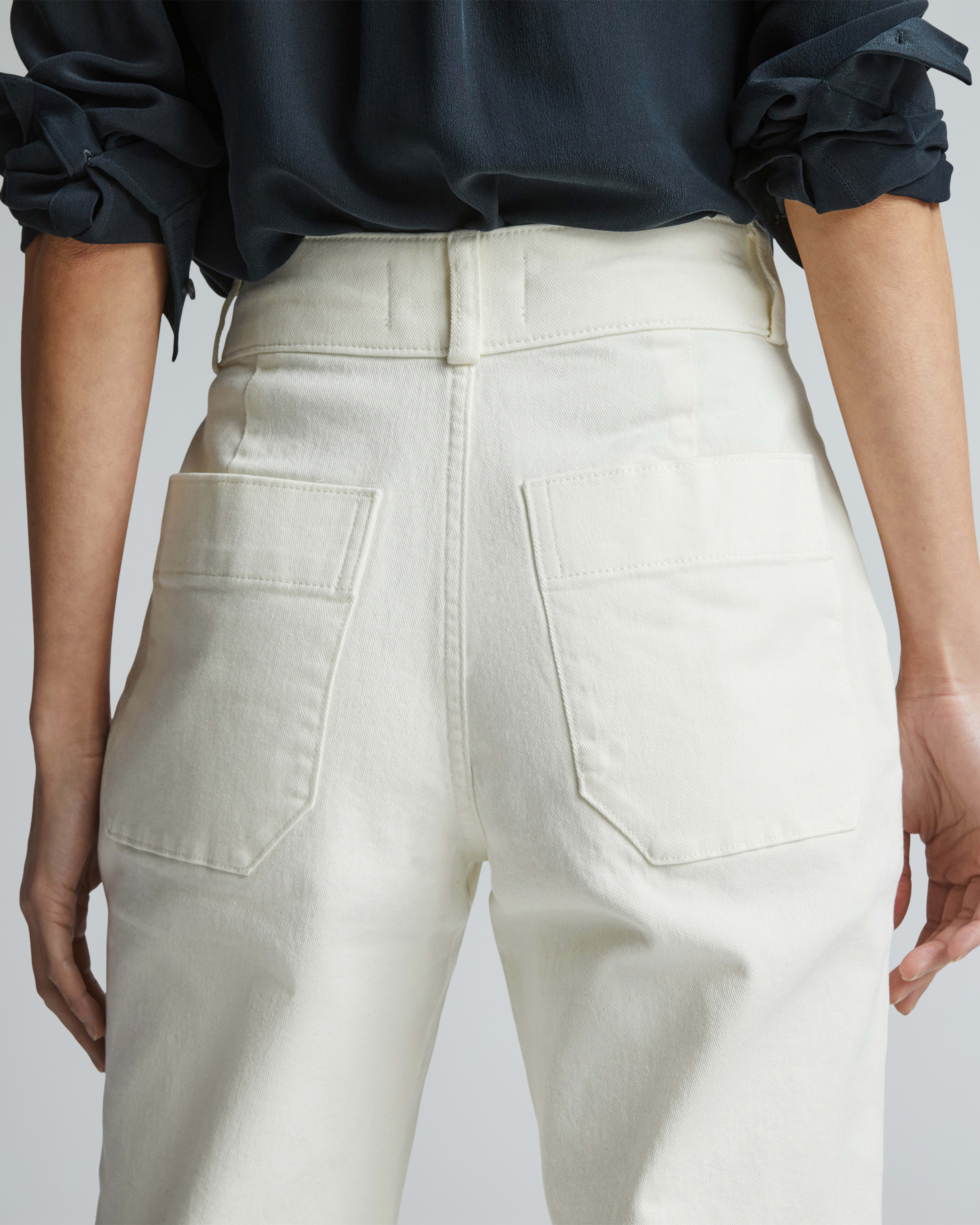 The Organic Straight-Leg Pant | Bone – Everlane