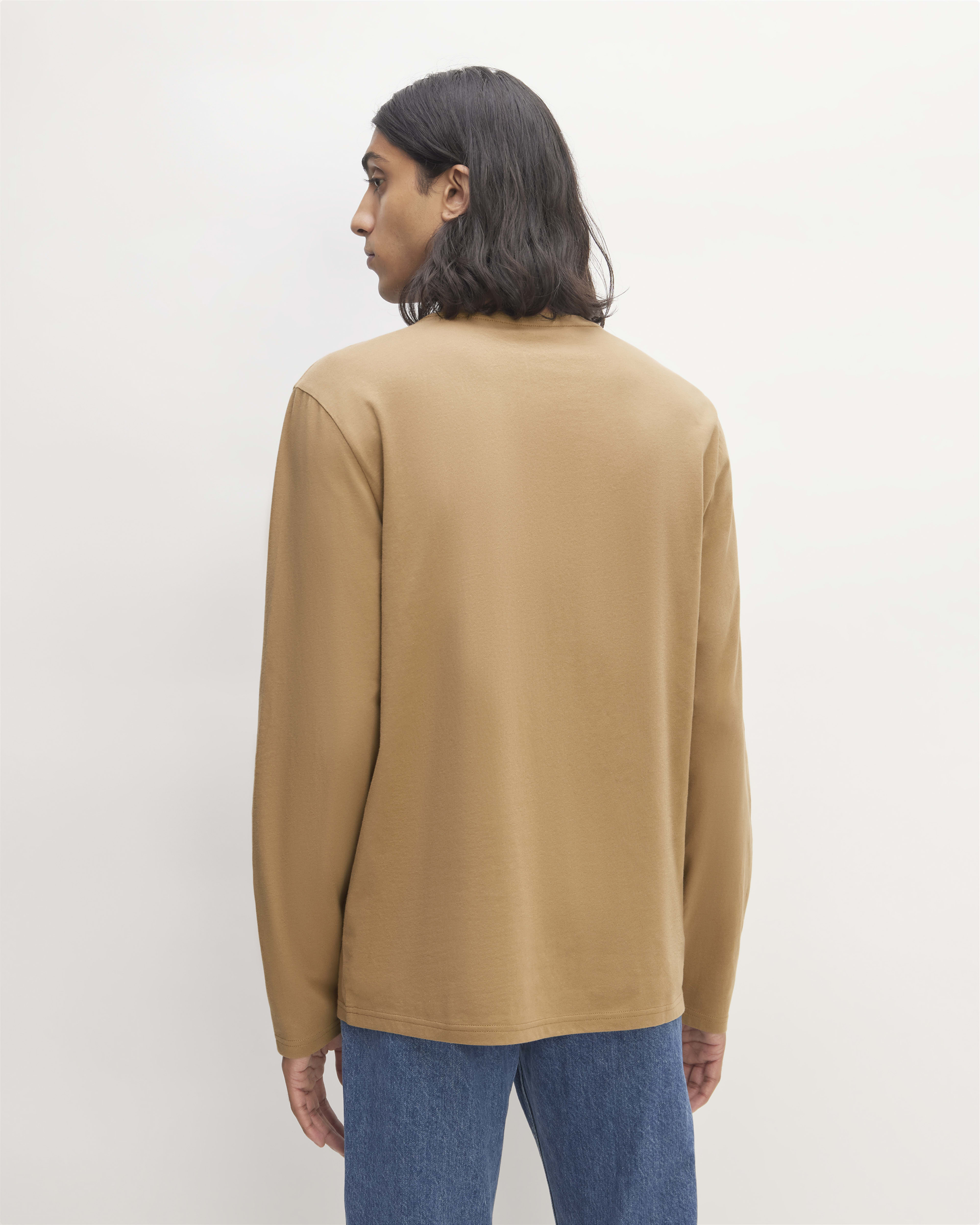The Essential Organic Long-Sleeve Tee | Toasted Coconut – Everlane