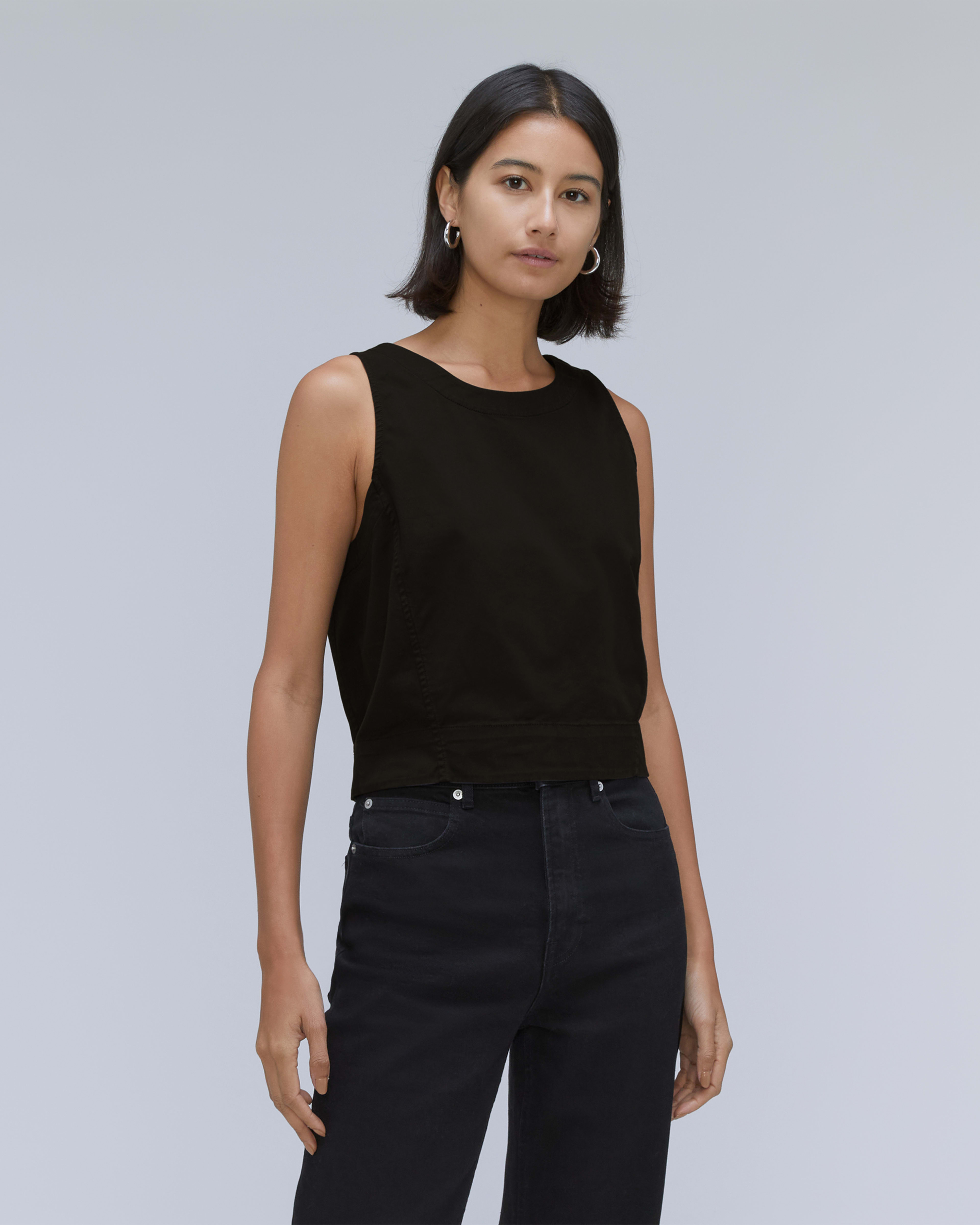 The Easy Shell Top | Black – Everlane
