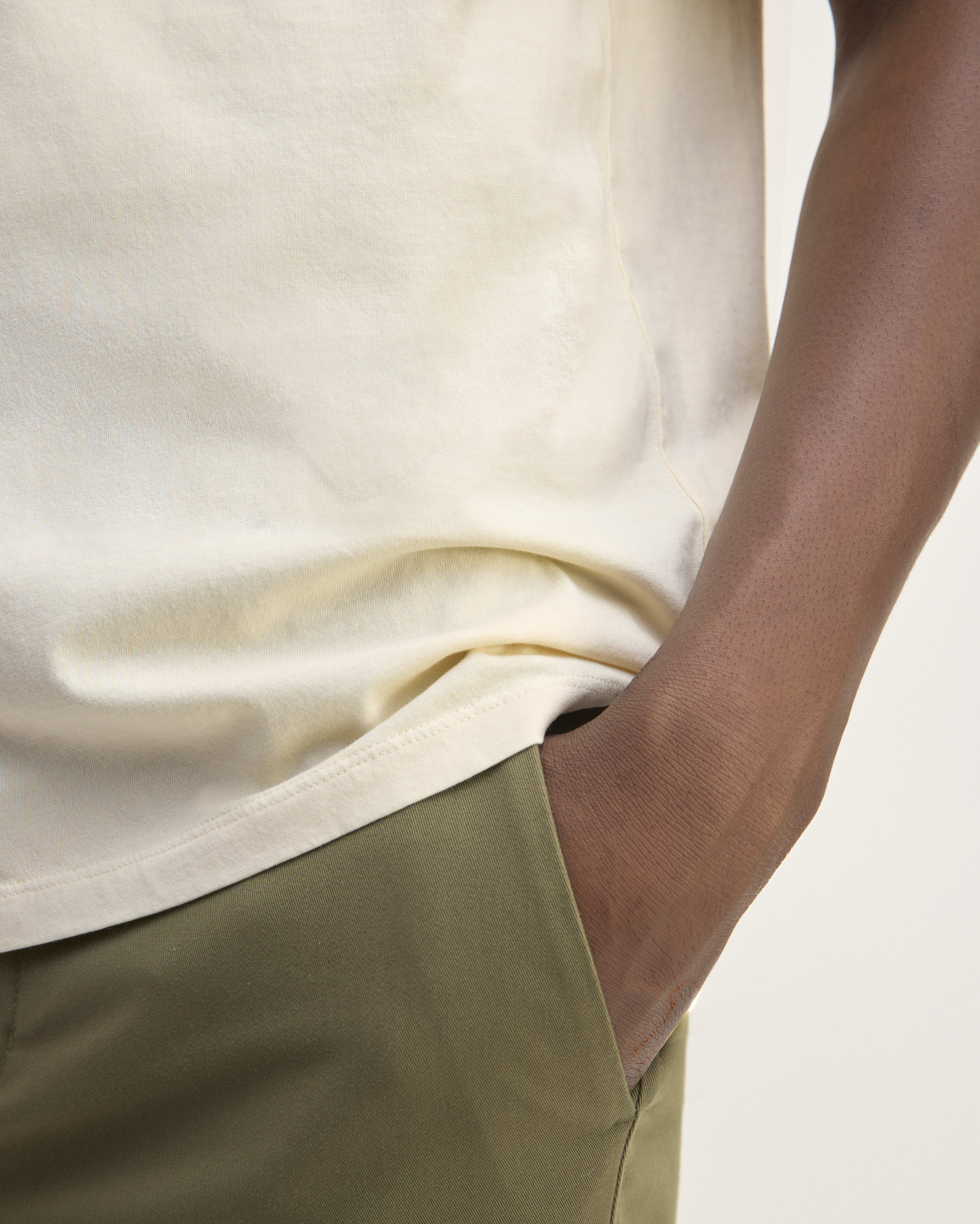 The Essential Organic Garment-Dyed Polo | Parchment – Everlane