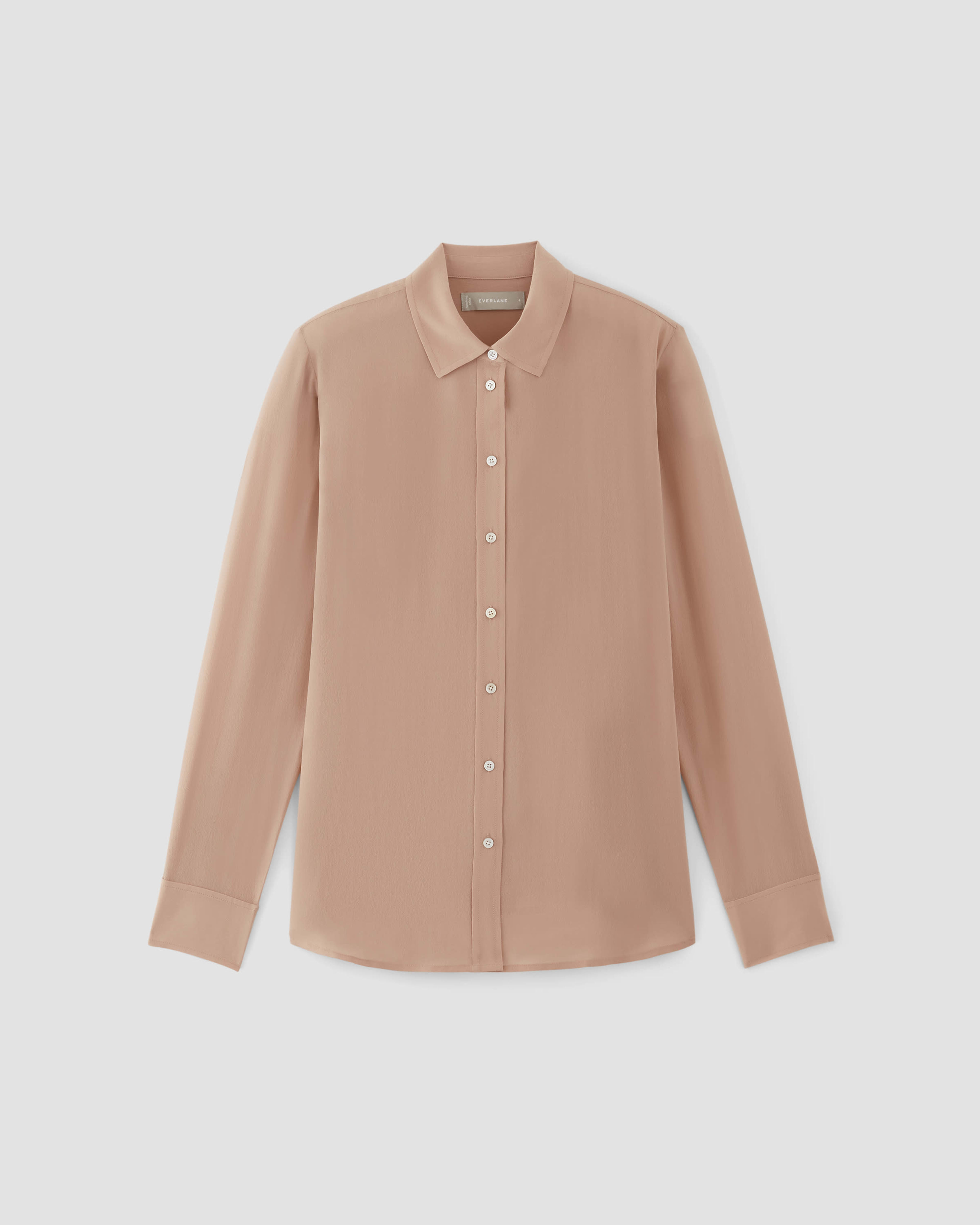 The Must-Have Shirt in Washable Silk | Blush Pink – Everlane