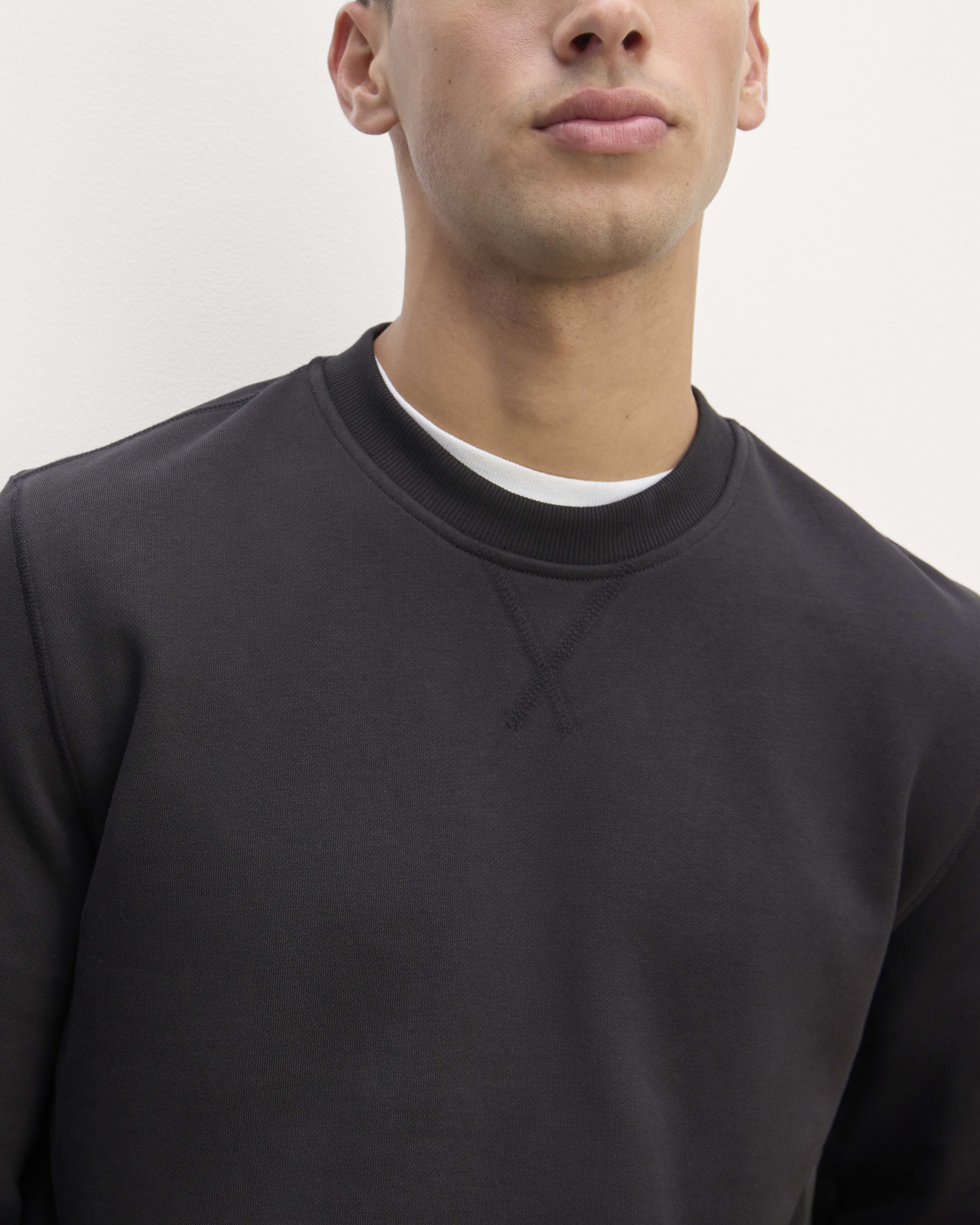 The Off-Duty Terry Crew | Black – Everlane