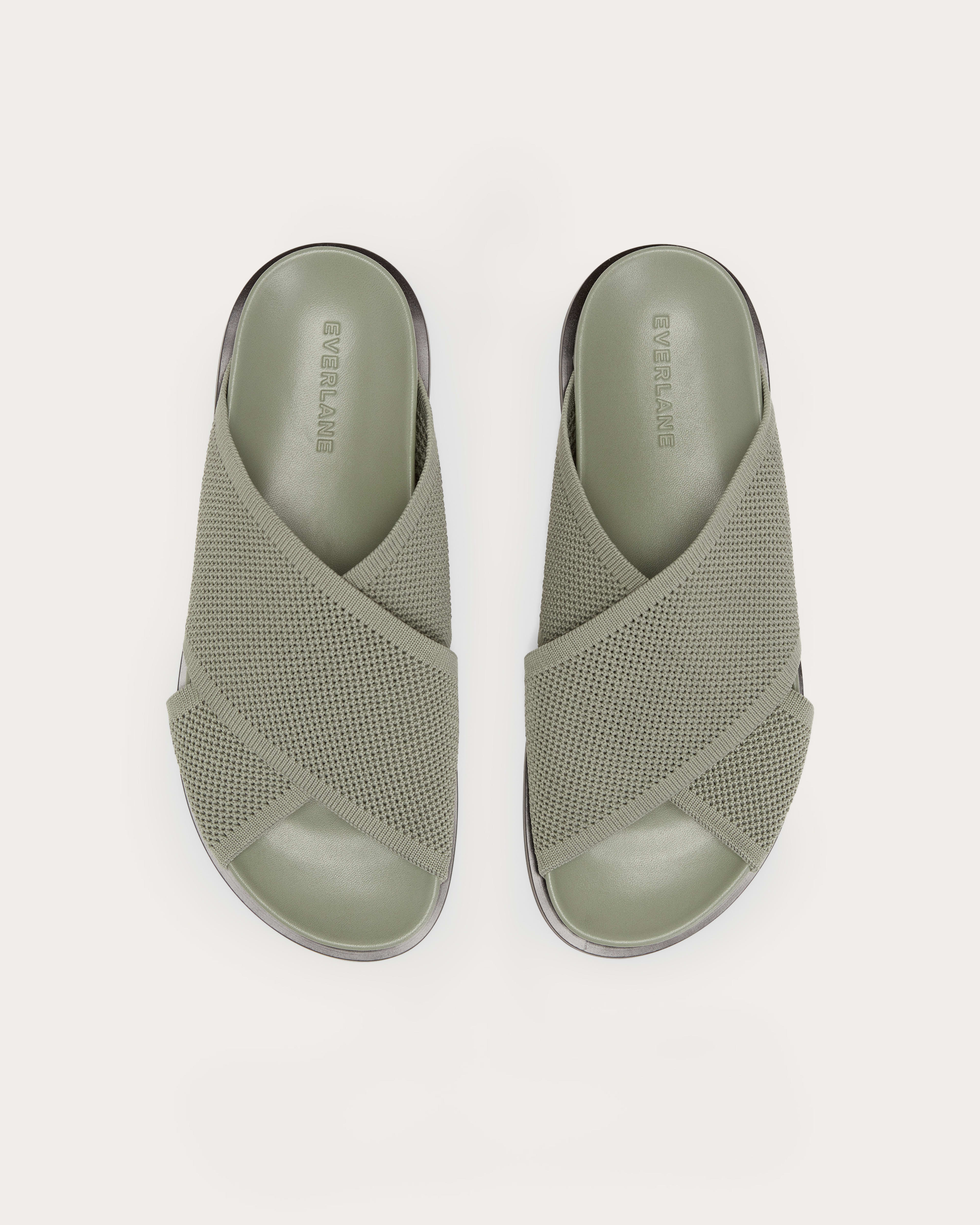 The ReKnit Form Crossover Sandal | Seagrass – Everlane