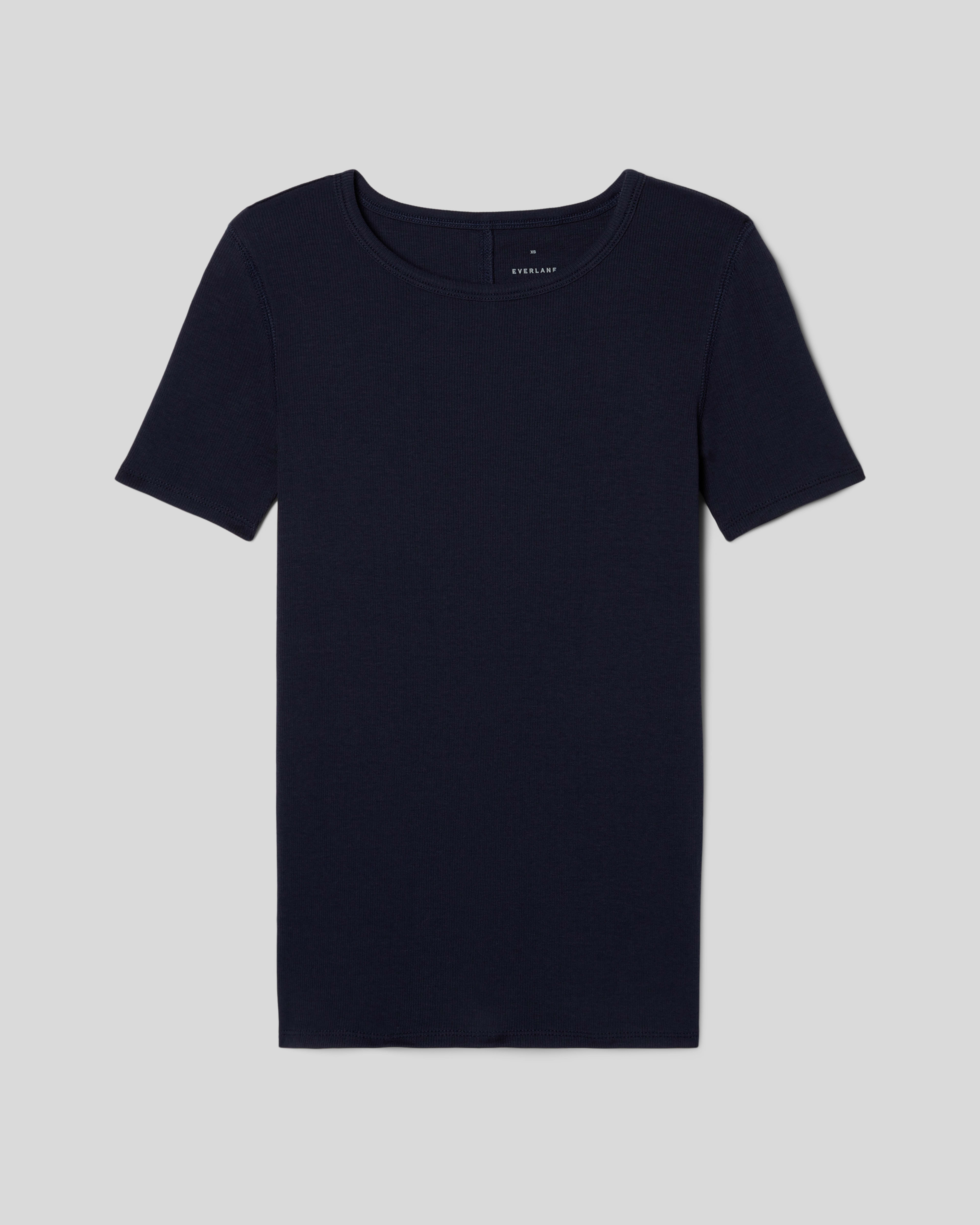 The Luxe Rib Crew | Navy – Everlane