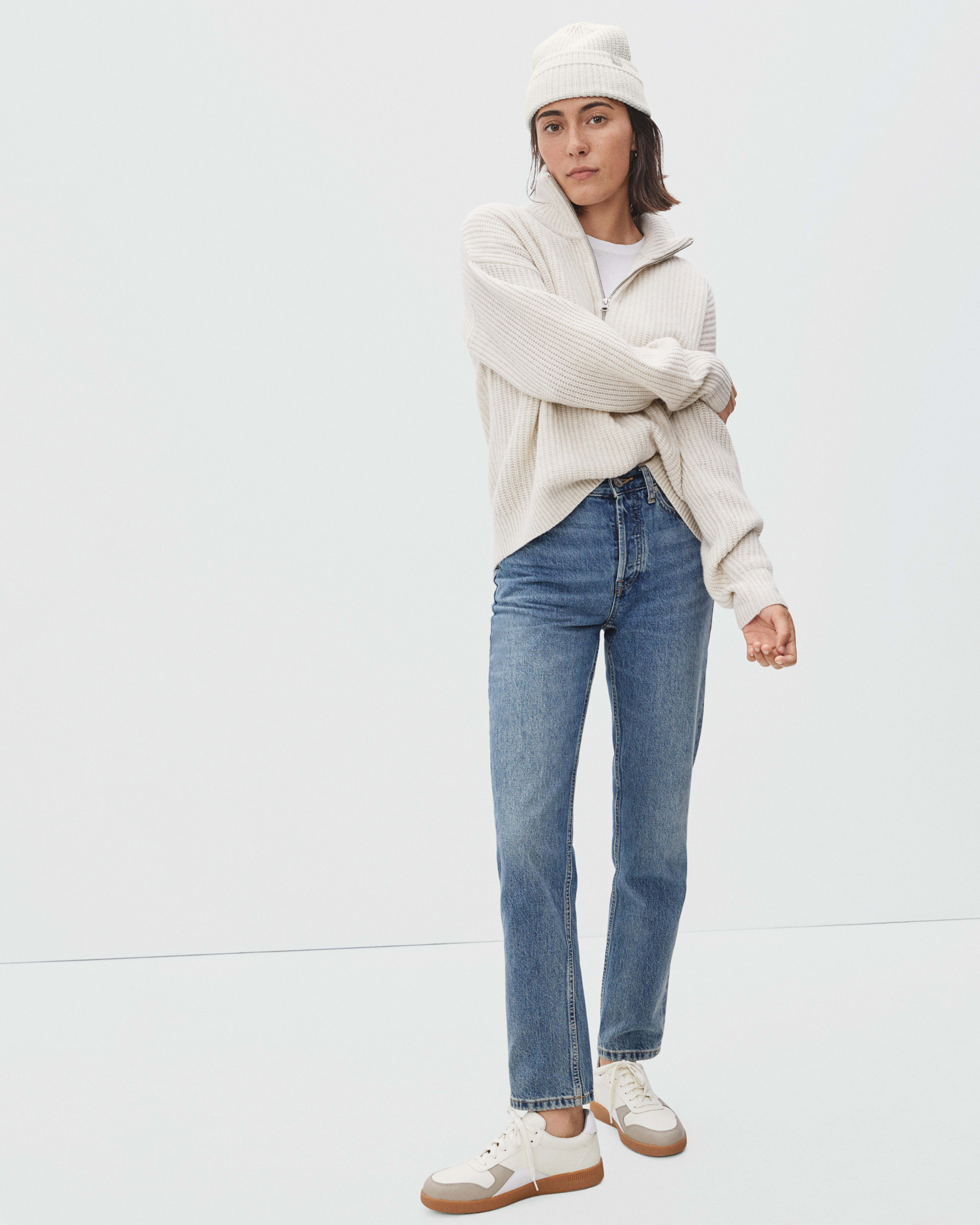 The Organic Cotton Chunky Beanie Canvas – Everlane