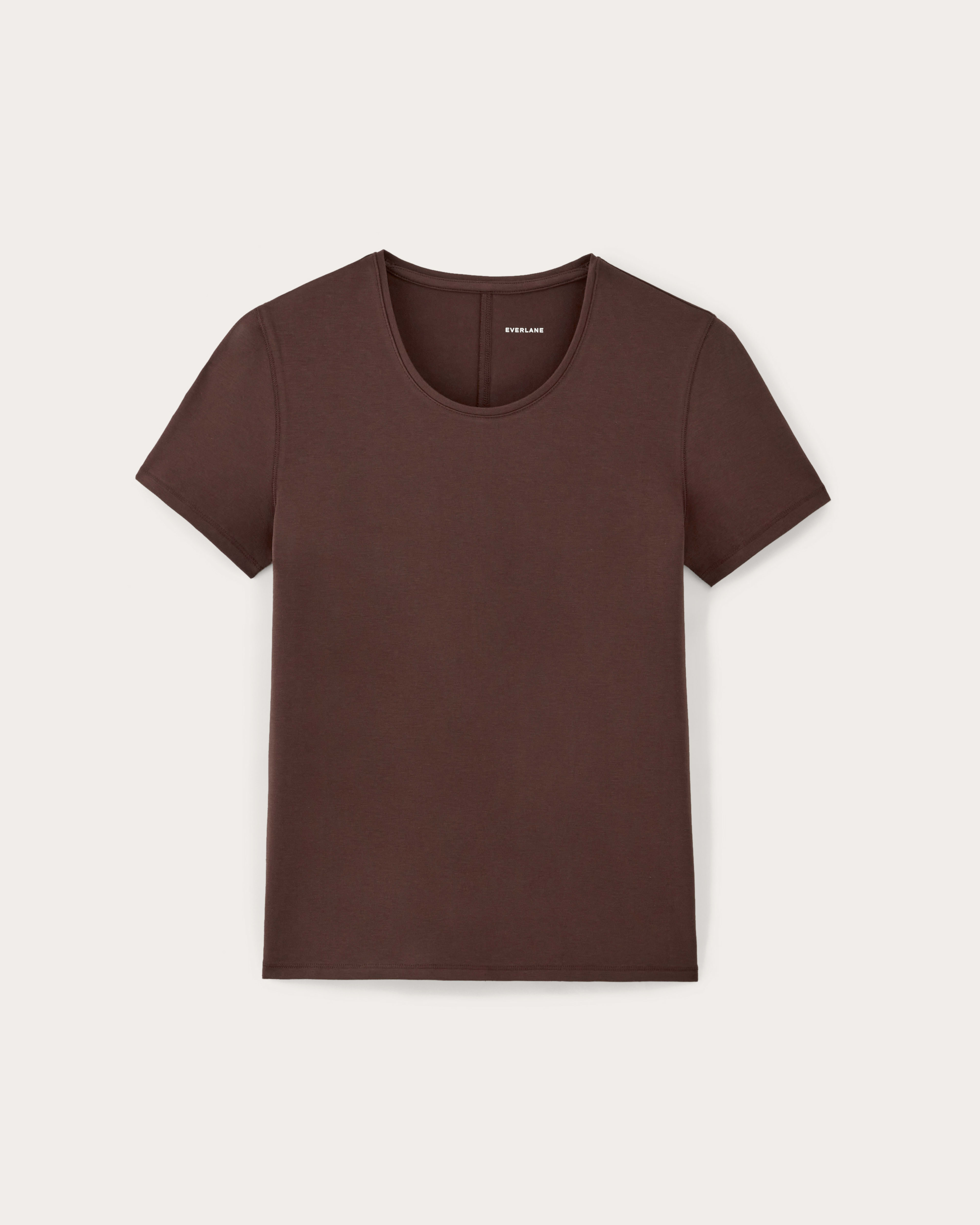 The Form Tee Dark Mahogany – Everlane