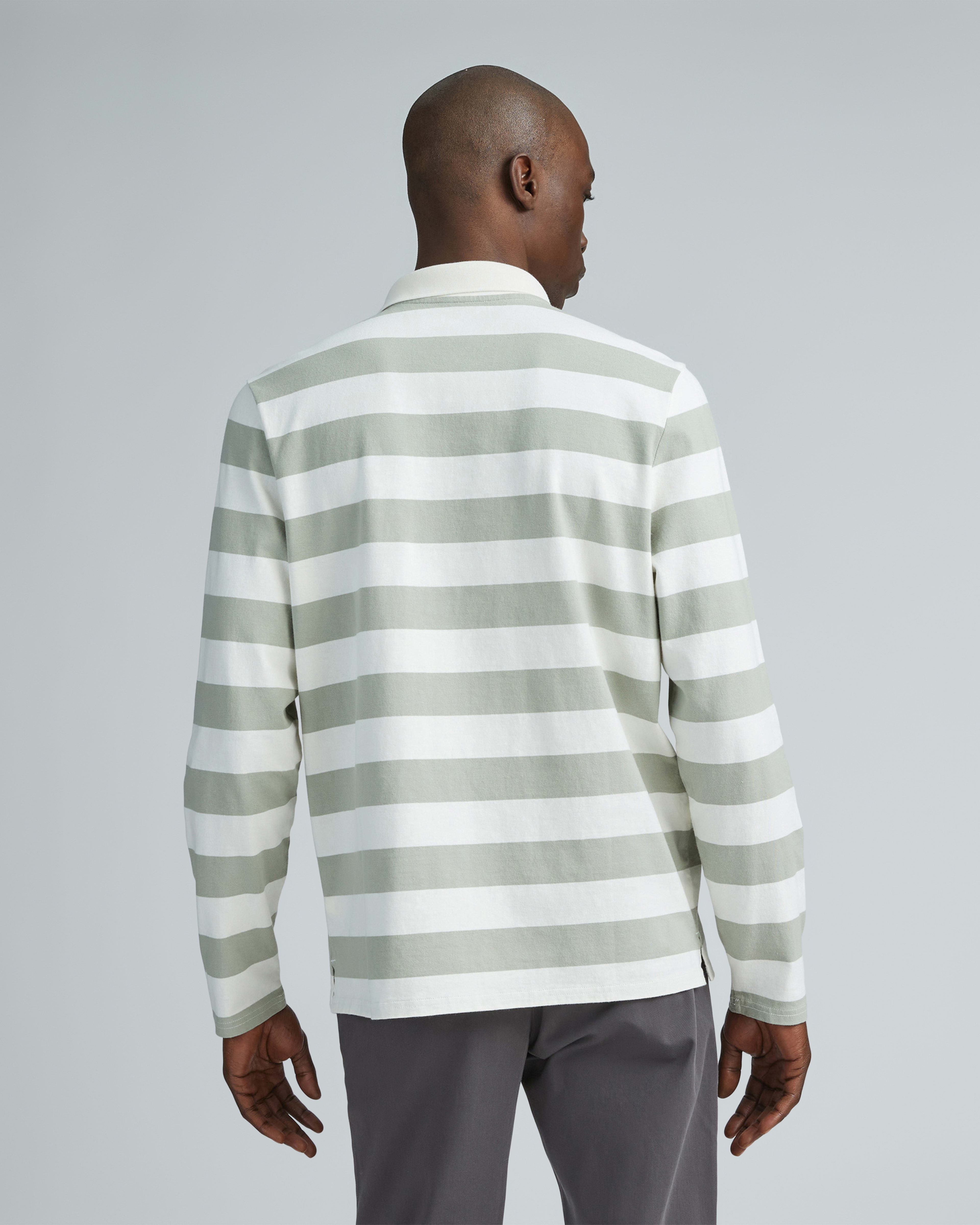 The Premium-Weight Rugby Shirt Seagrass / Canvas Tan – Everlane