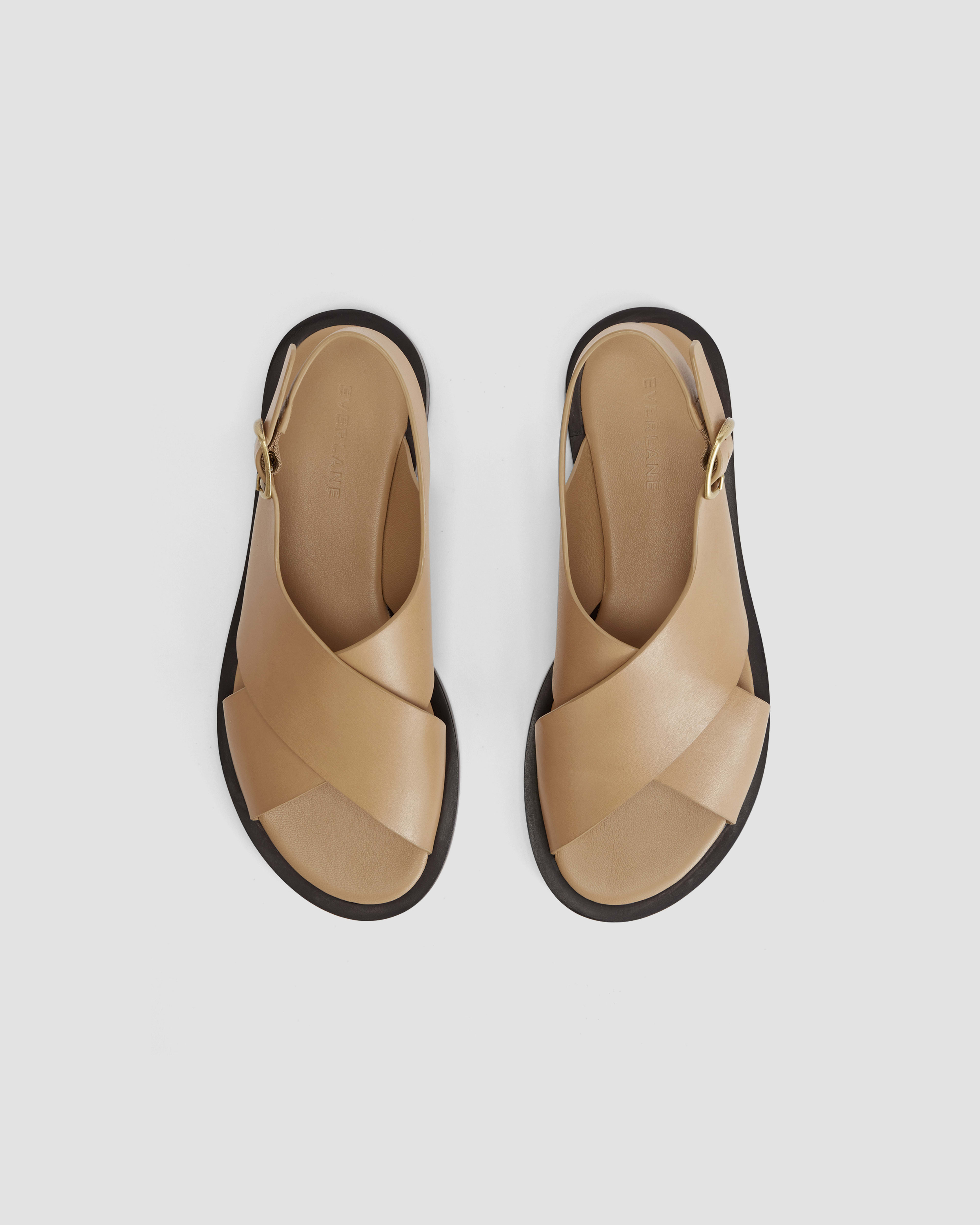 The City Crossover Sandal Light Taupe – Everlane