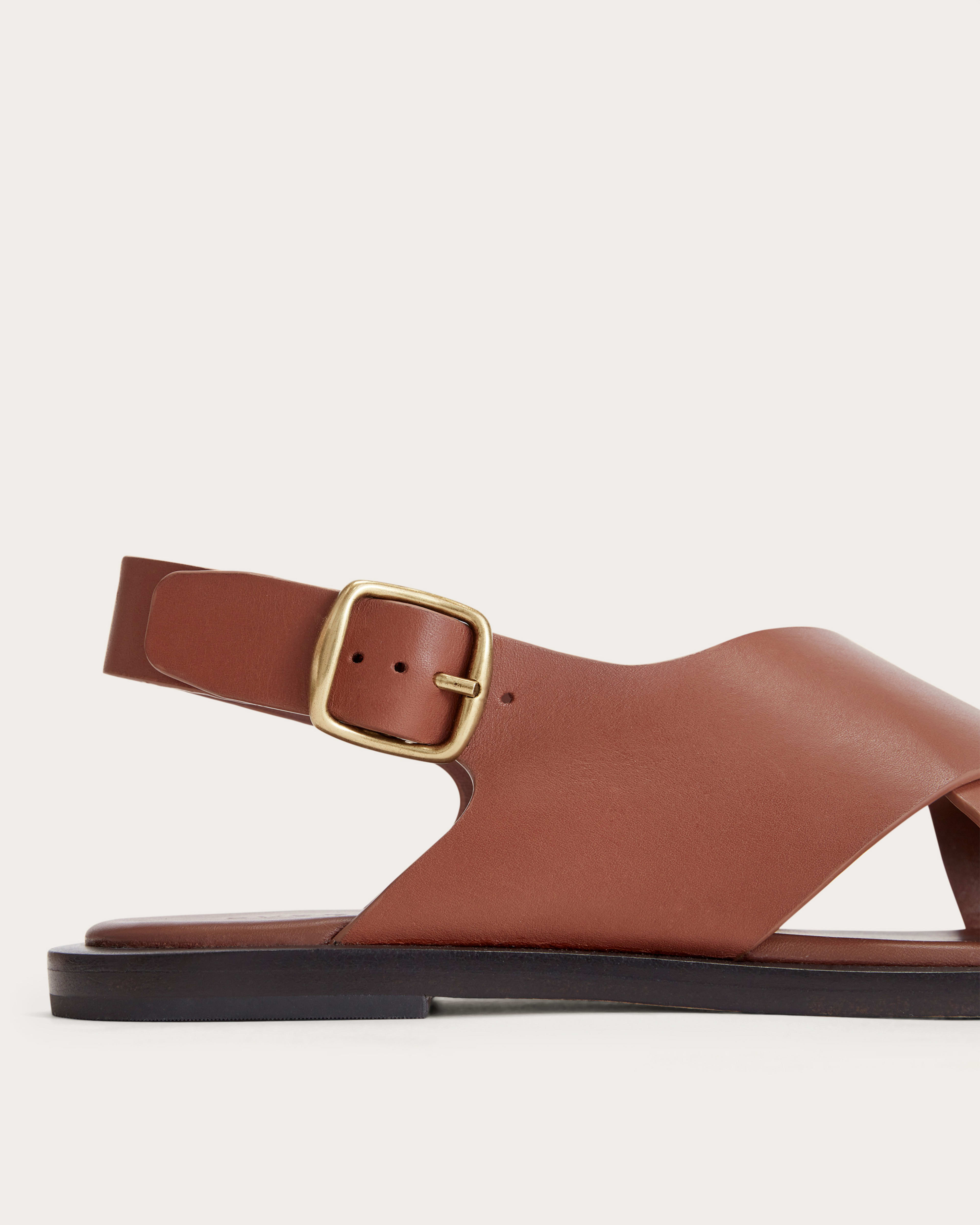 The City Crossover Sandal | Rum – Everlane