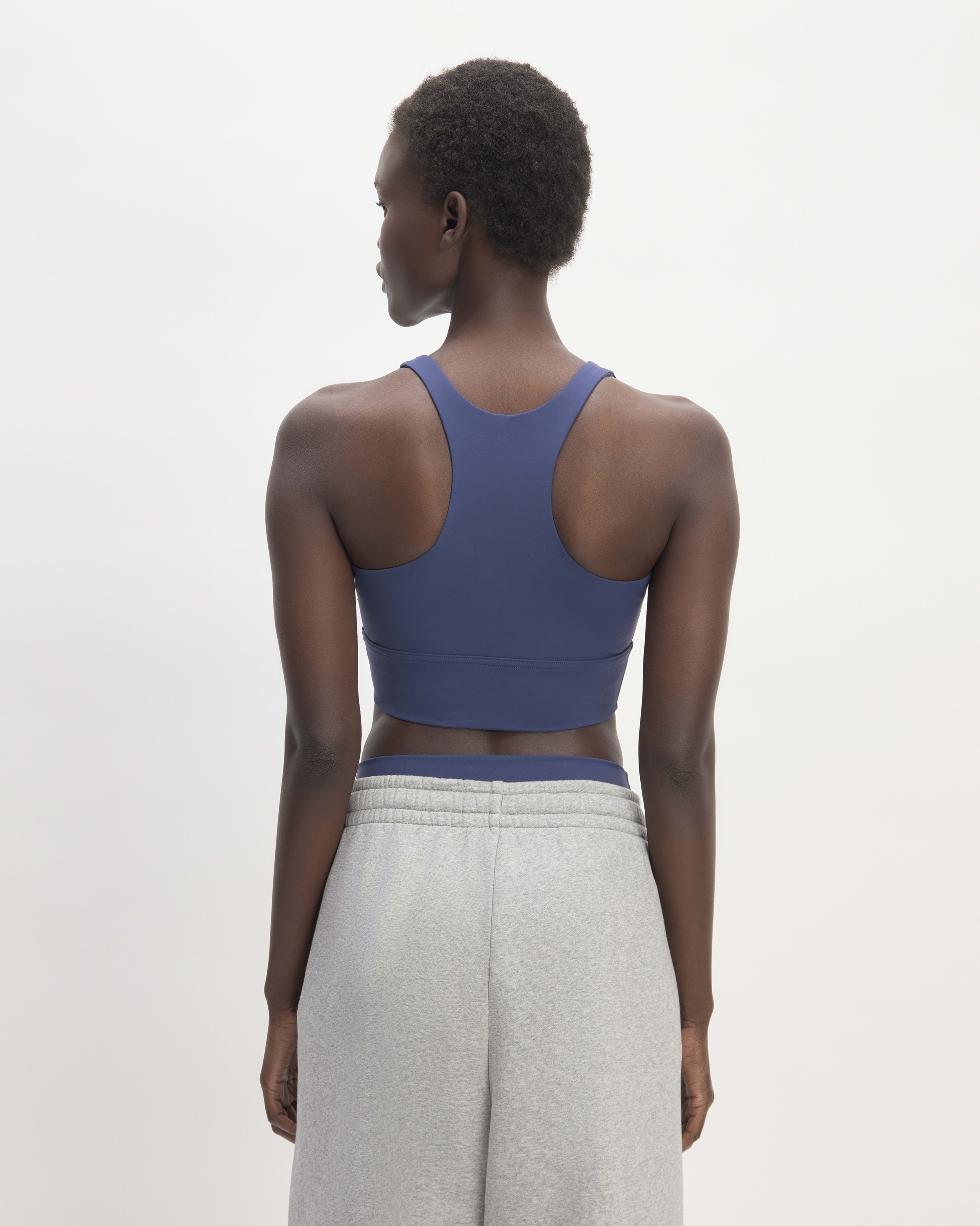 The Perform Longline Bra | Ocean Blue – Everlane