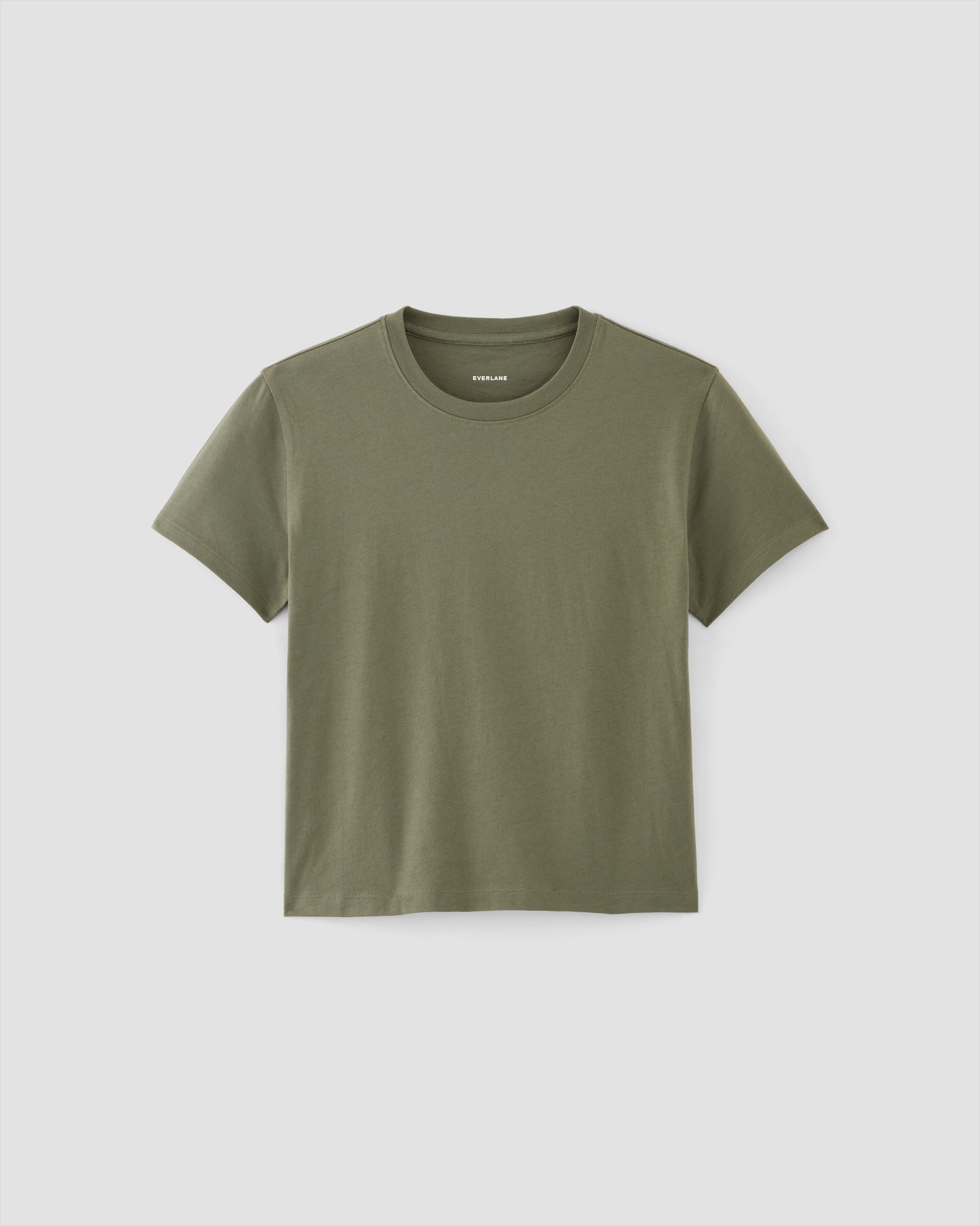 The Box-Cut Tee in Essential Cotton | Kalamata | No Pocket – Everlane