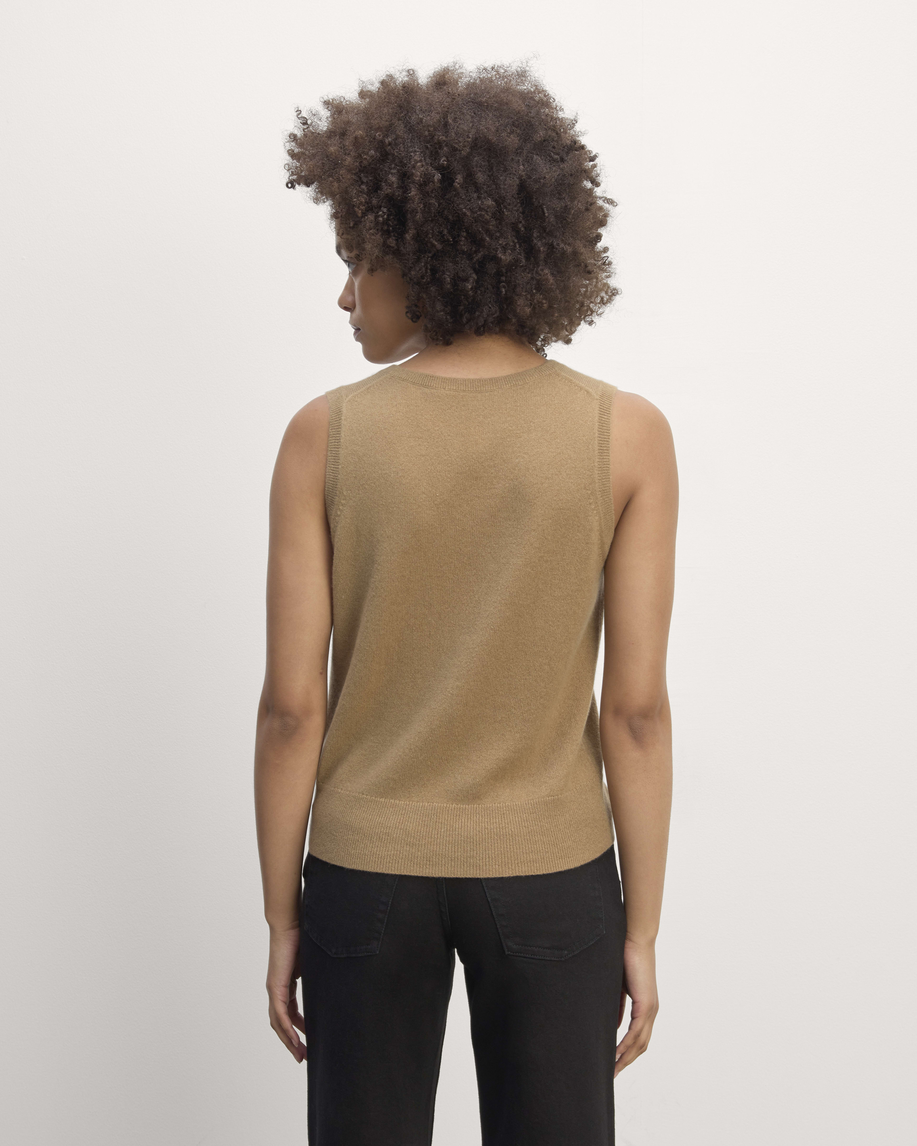 The Classic Tank in Cashmere | Tiger's Eye – Everlane