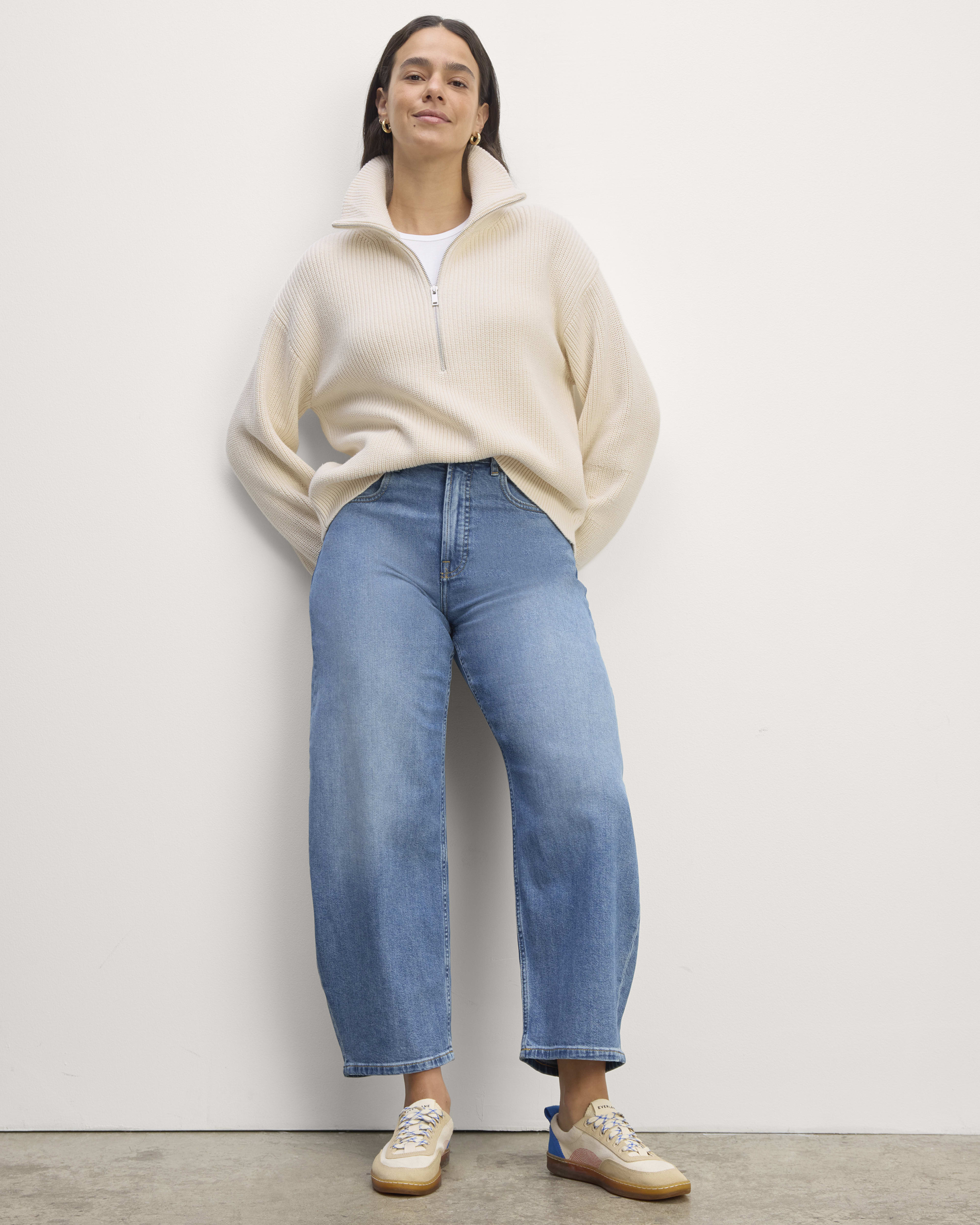 The Half-Zip in Everyday Cotton | Canvas – Everlane