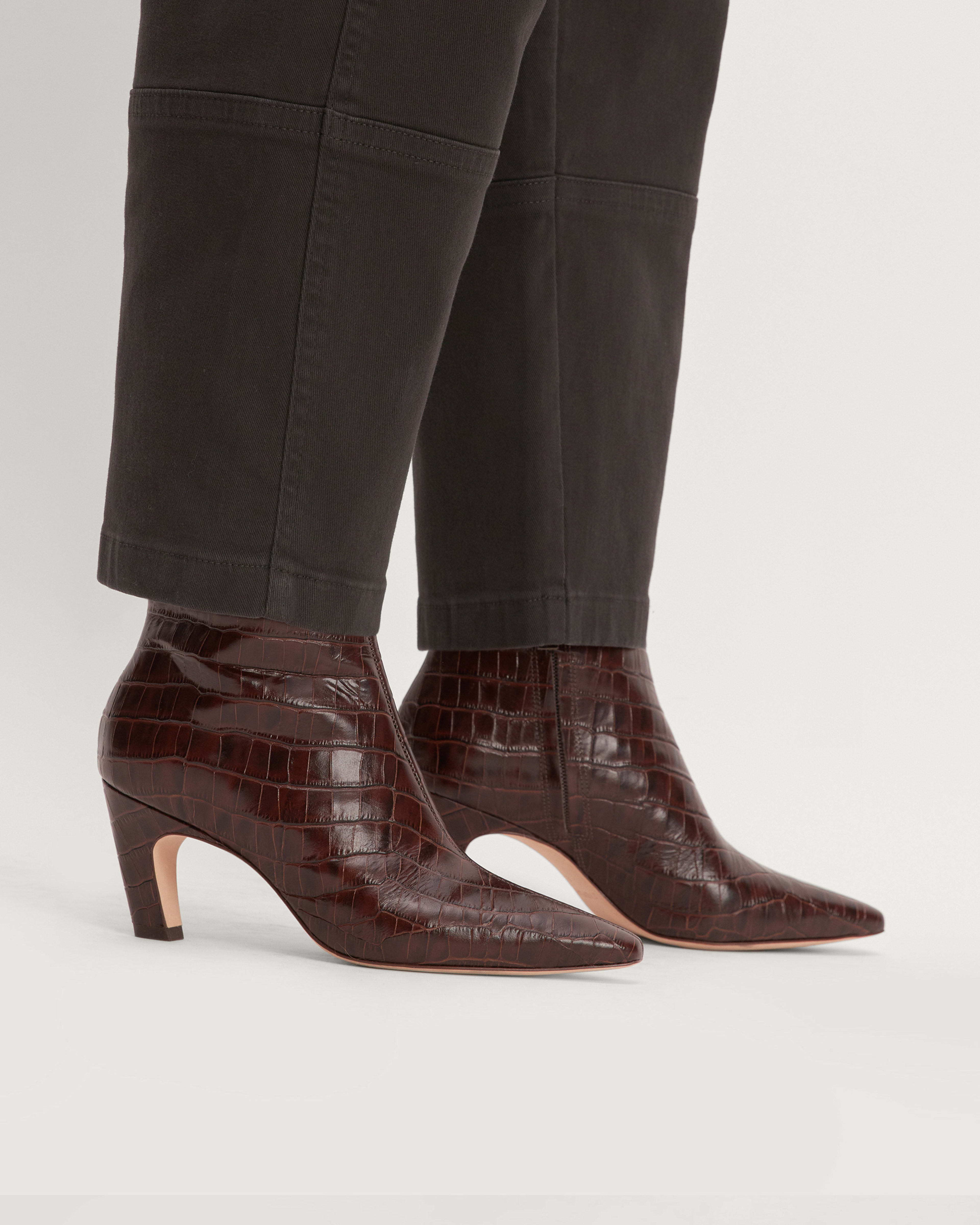 The Short Banana Boot | Brown Crocodile – Everlane