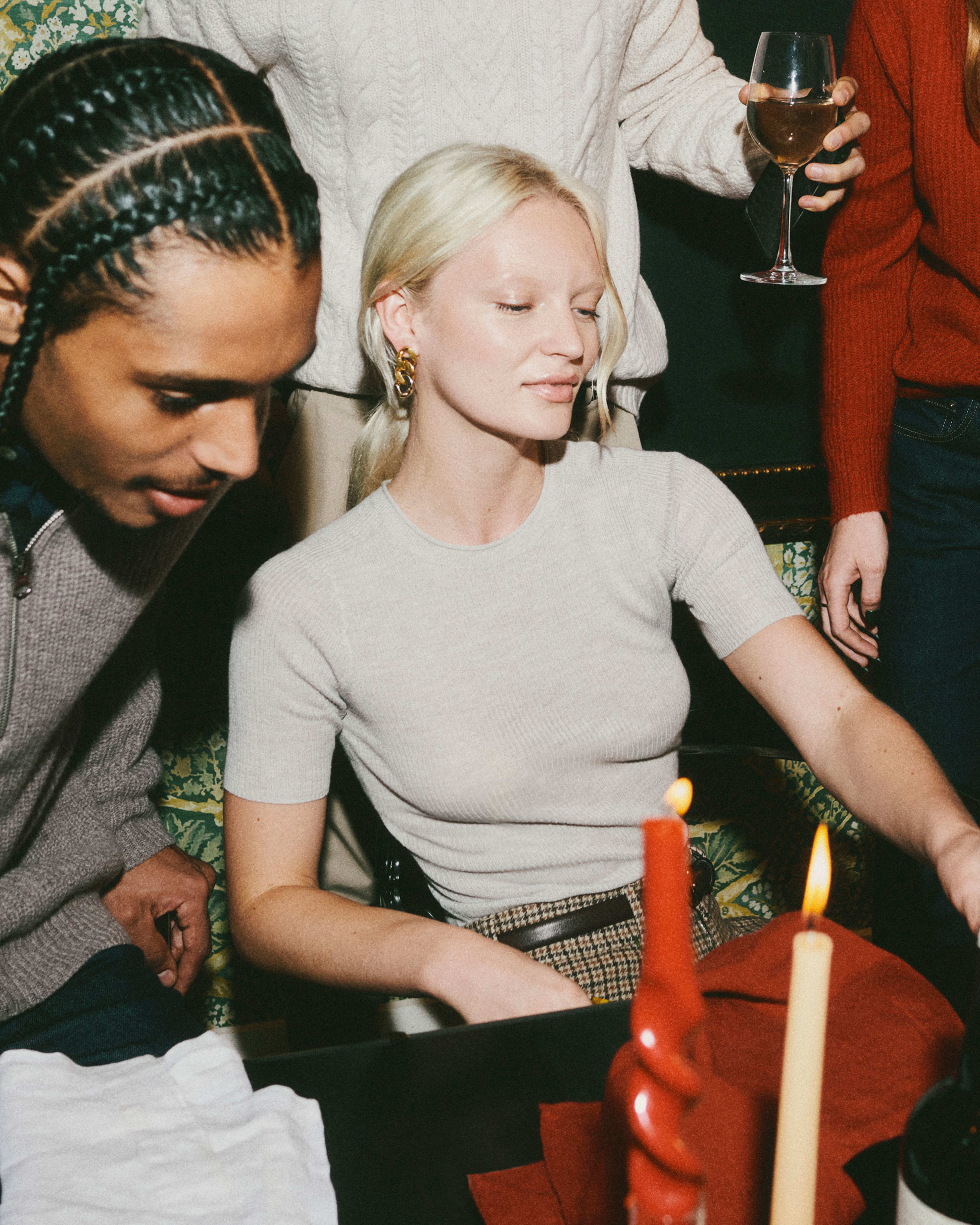 The Sweater Tee in Ultrasoft Merino | Heather Oatmeal – Everlane