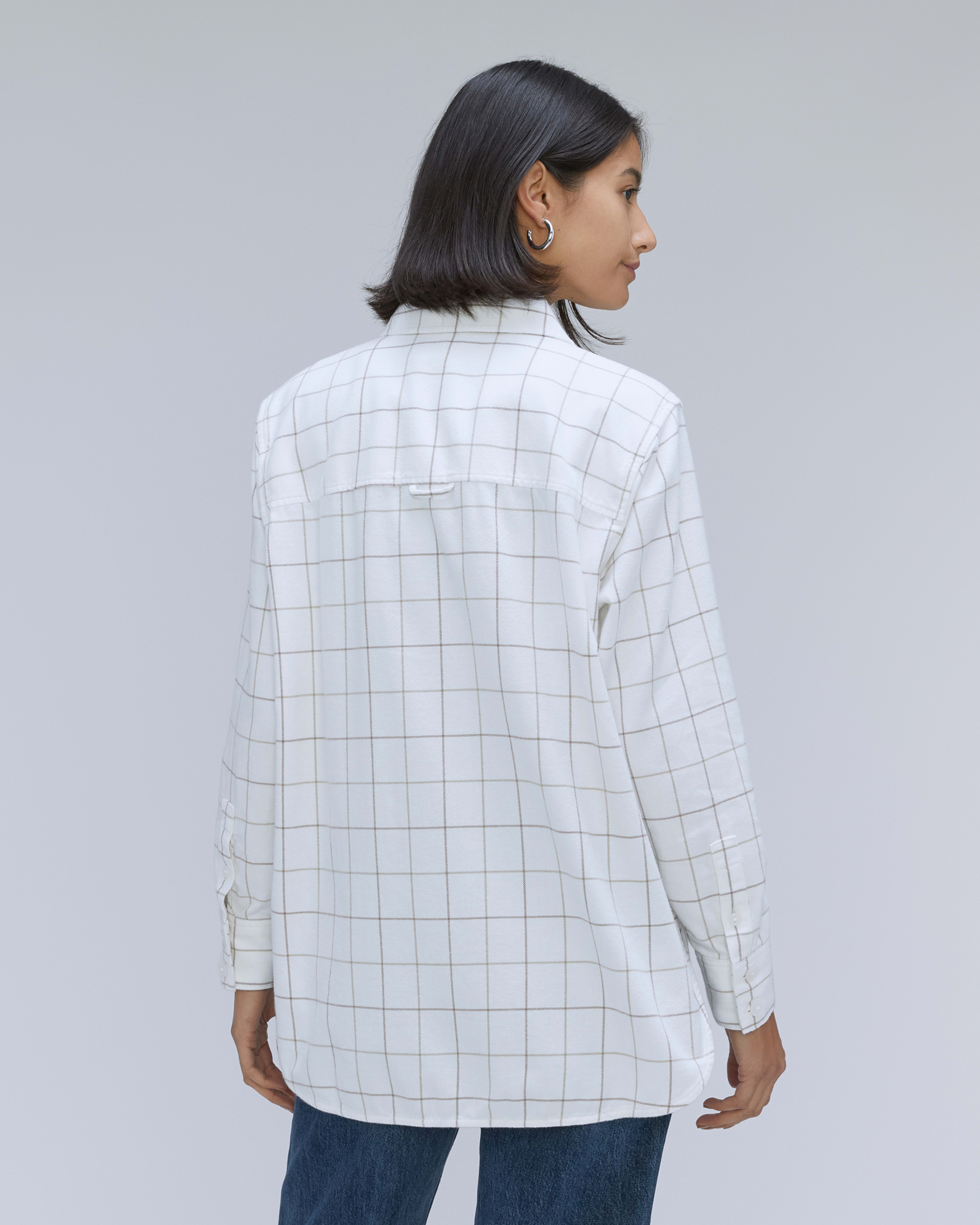 The Classic Cotton Flannel Shirt | Canvas Tan Plaid – Everlane