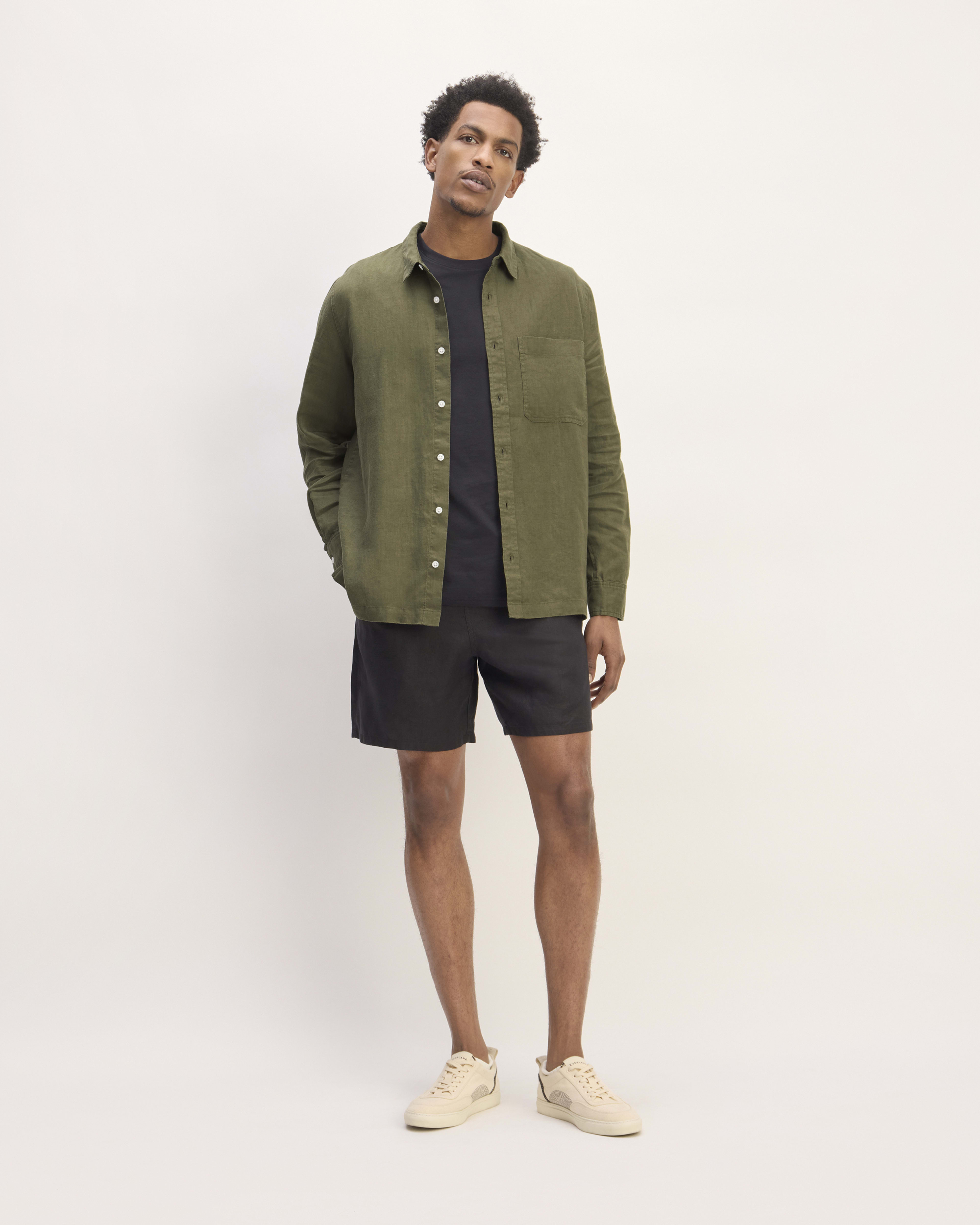 The Linen Straight Hem Shirt | Kalamata – Everlane