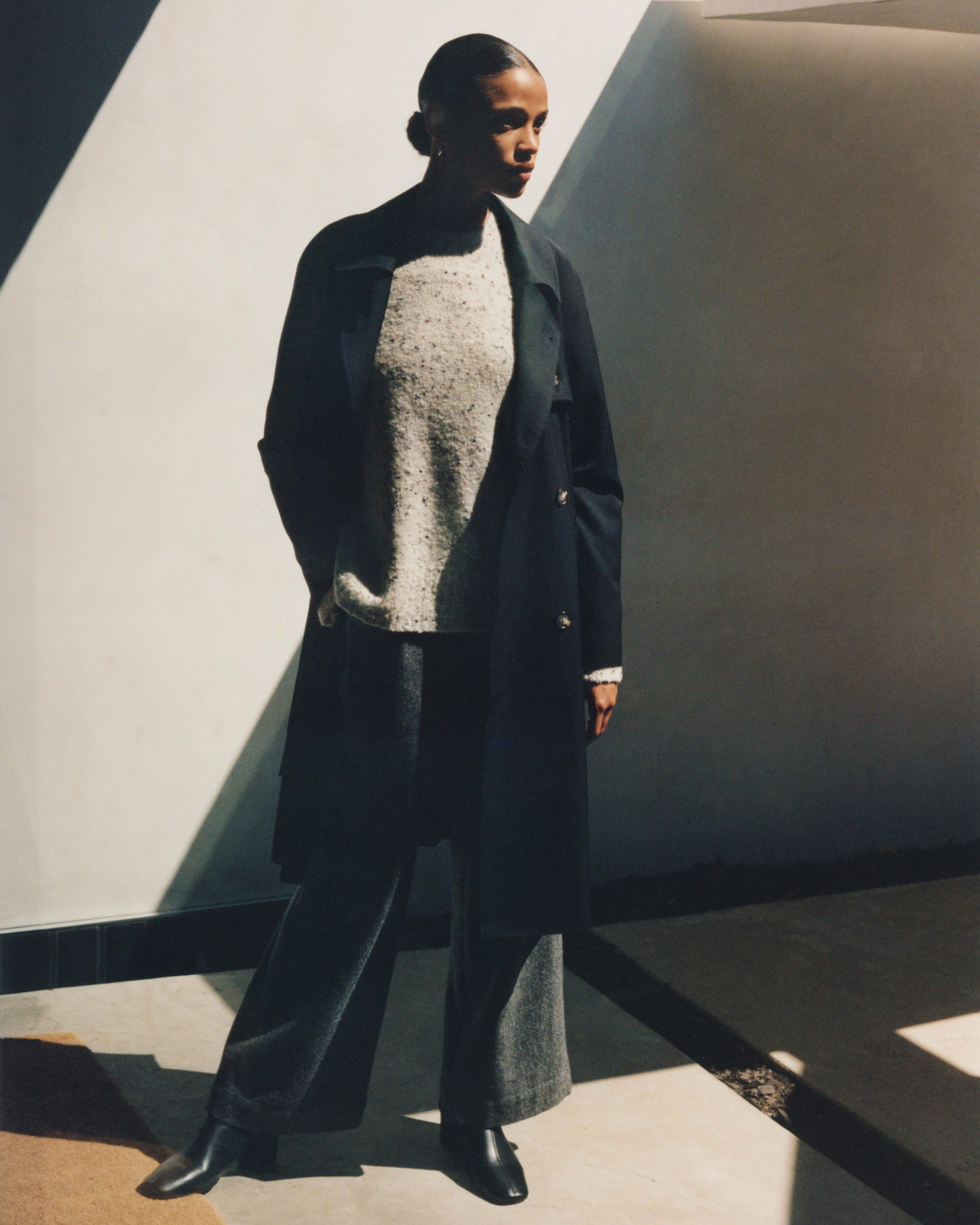 The Italian Wool Modern Trench | Black – Everlane