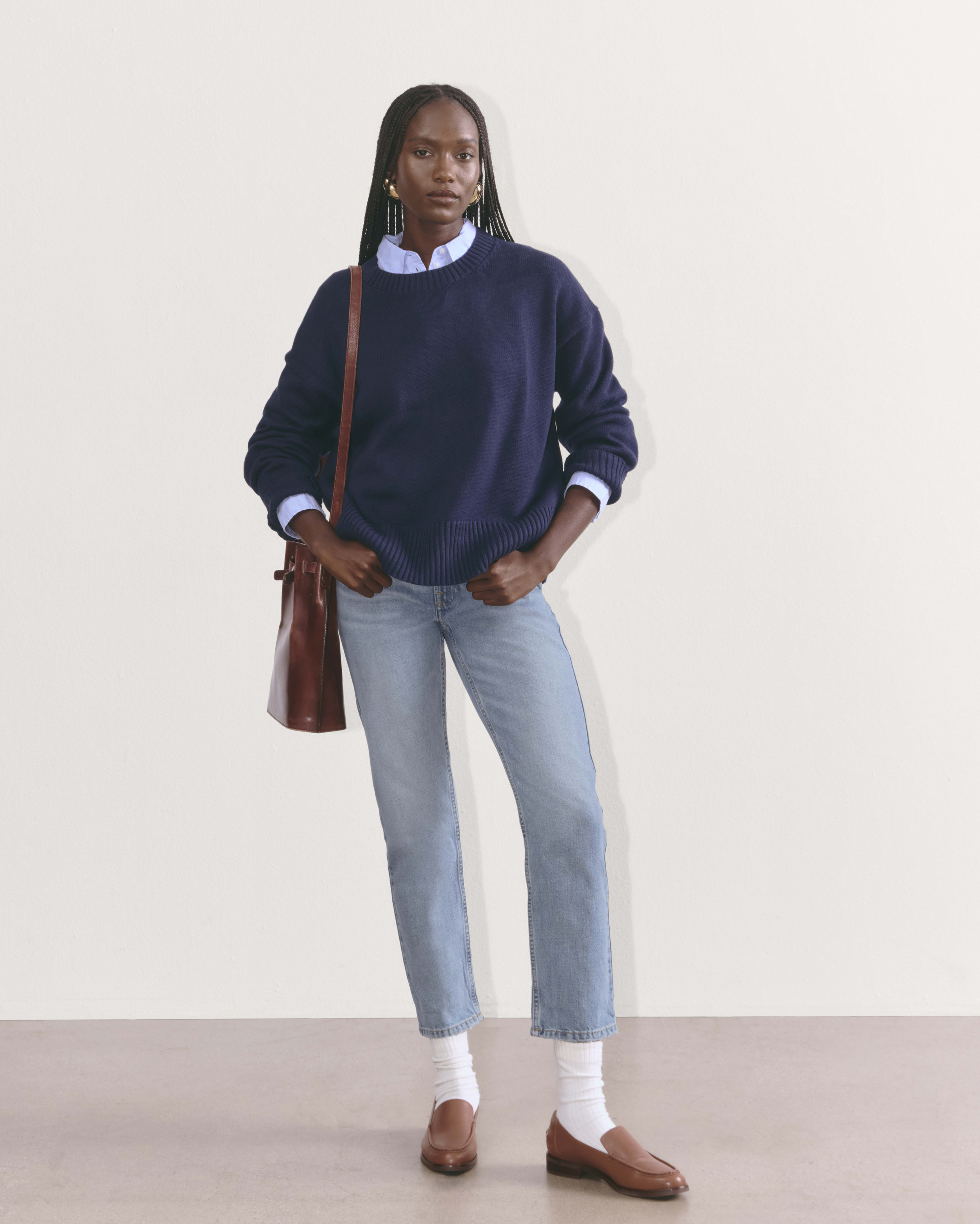 The Super-Soft Relaxed Jean | Weathered Blue – Everlane
