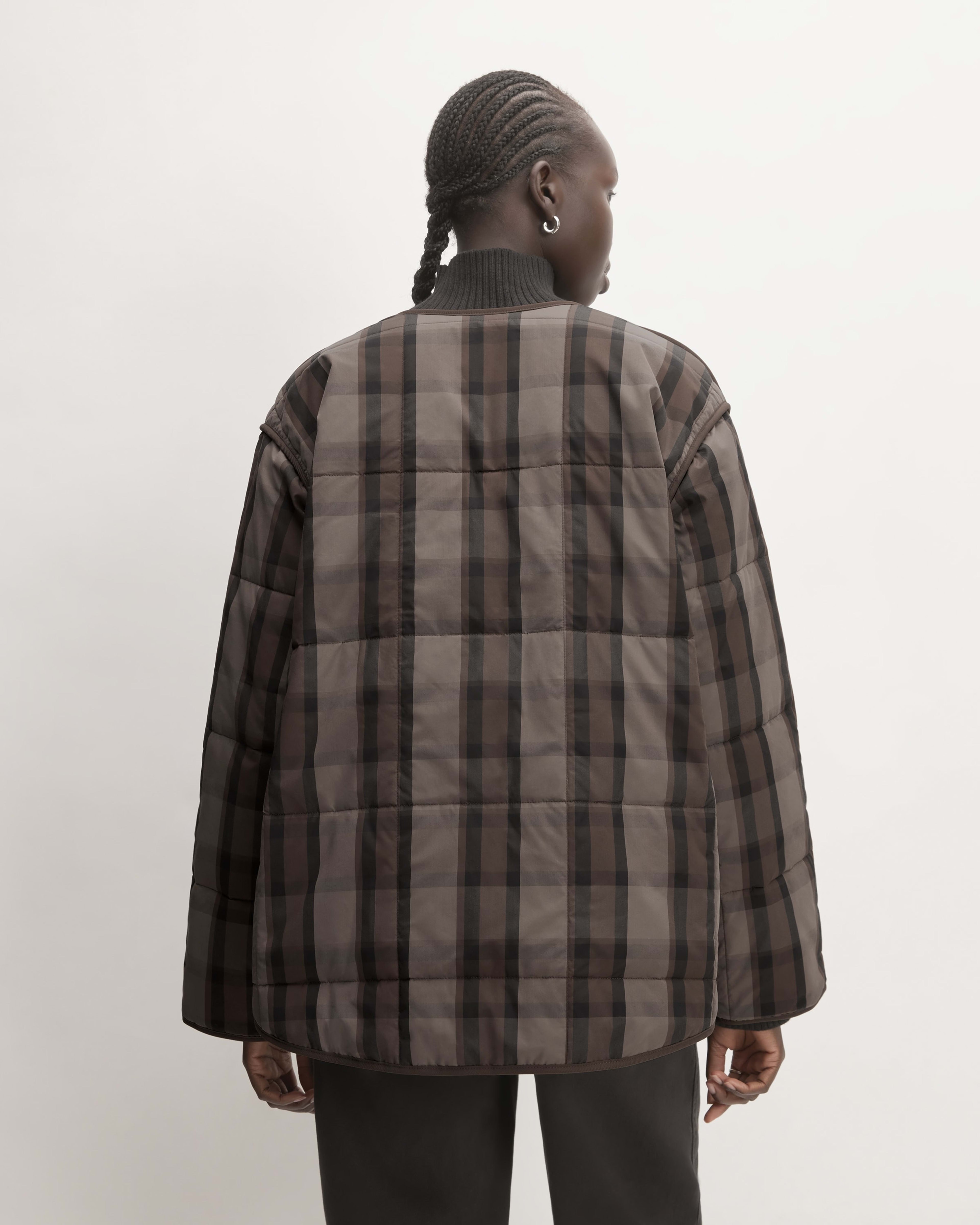 The Quilted Cotton Liner | Abalone / Black / Earth Brown – Everlane