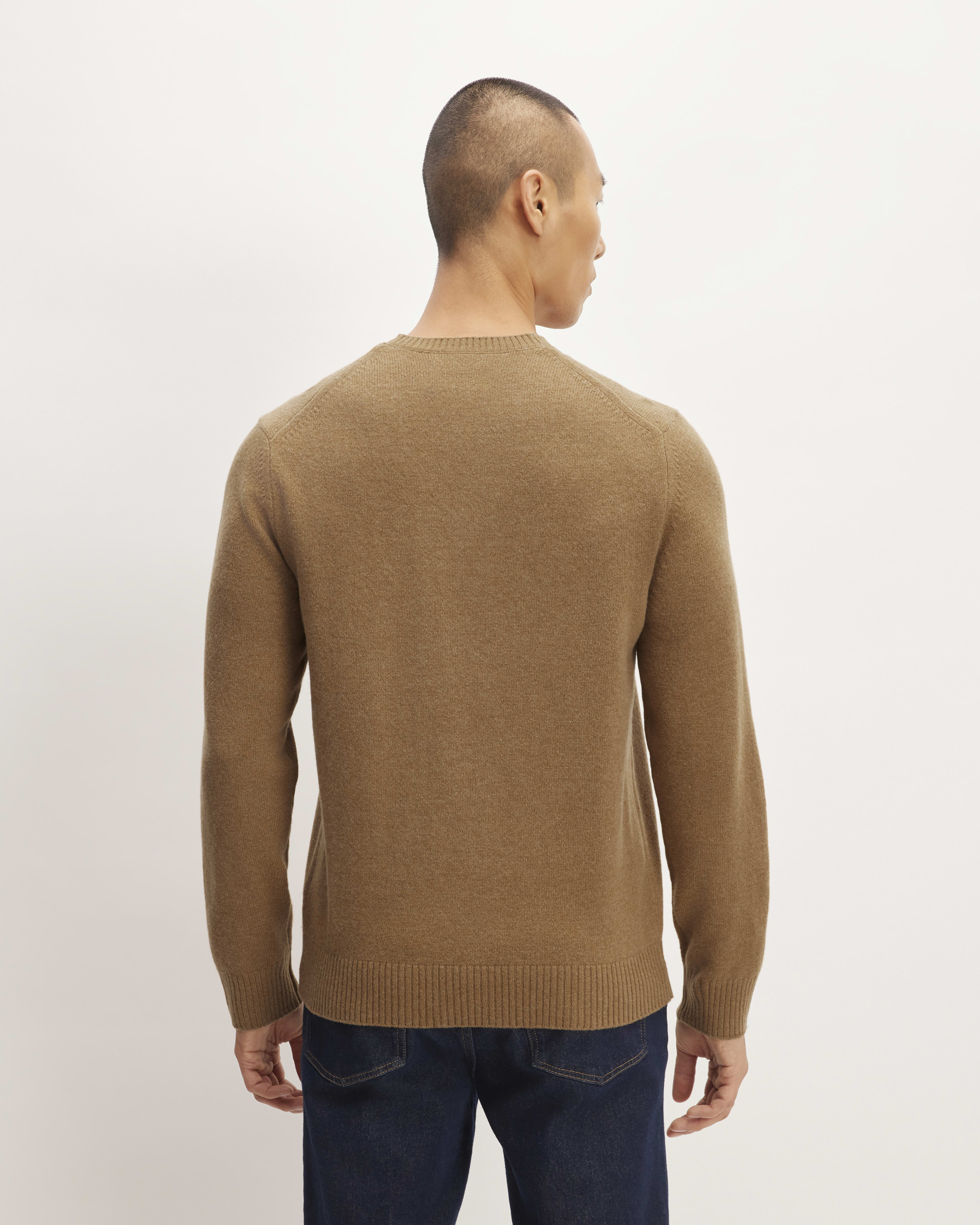 The Premium Merino Crew Neck Sweater | Deep Camel – Everlane