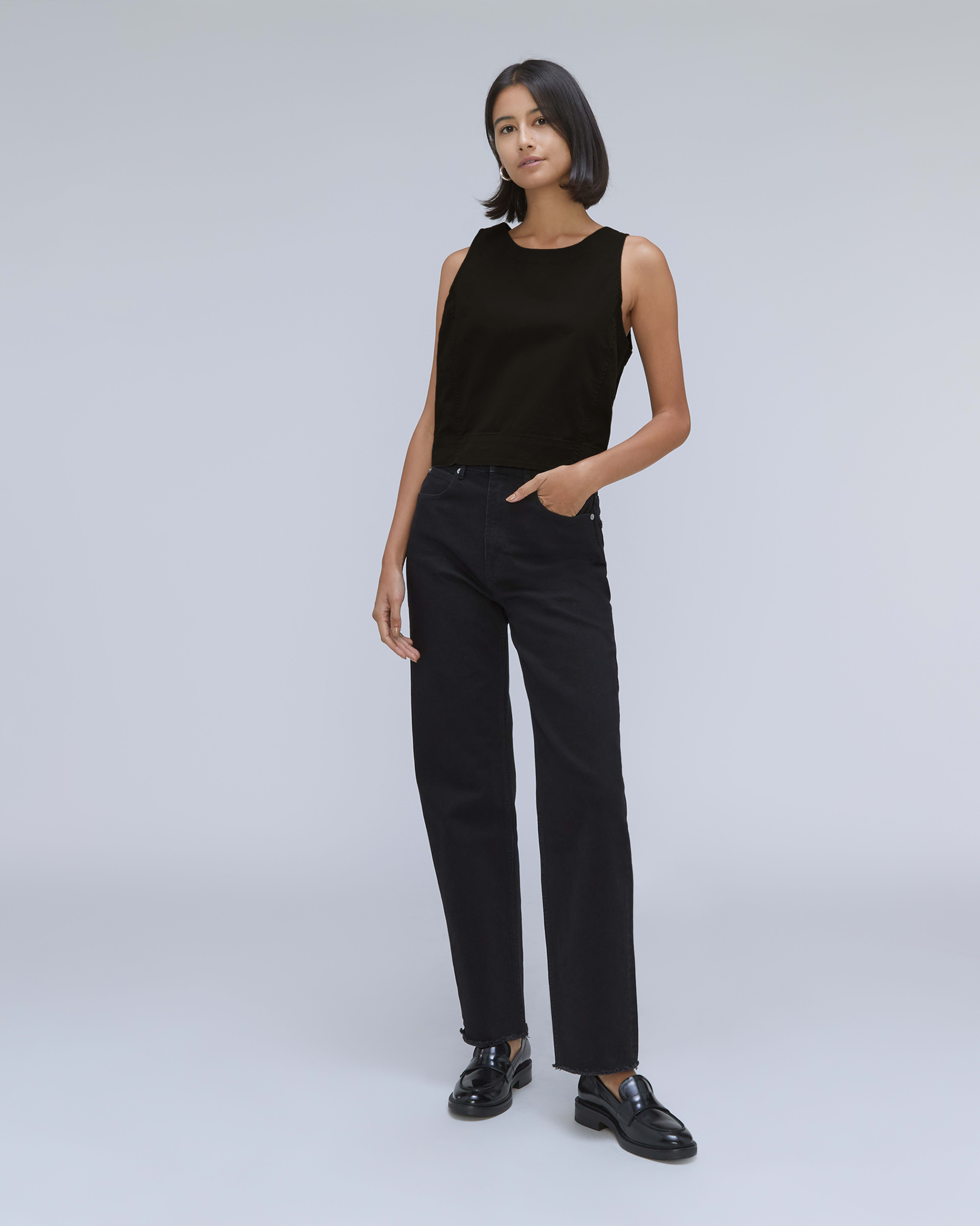 The Easy Shell Top | Black – Everlane