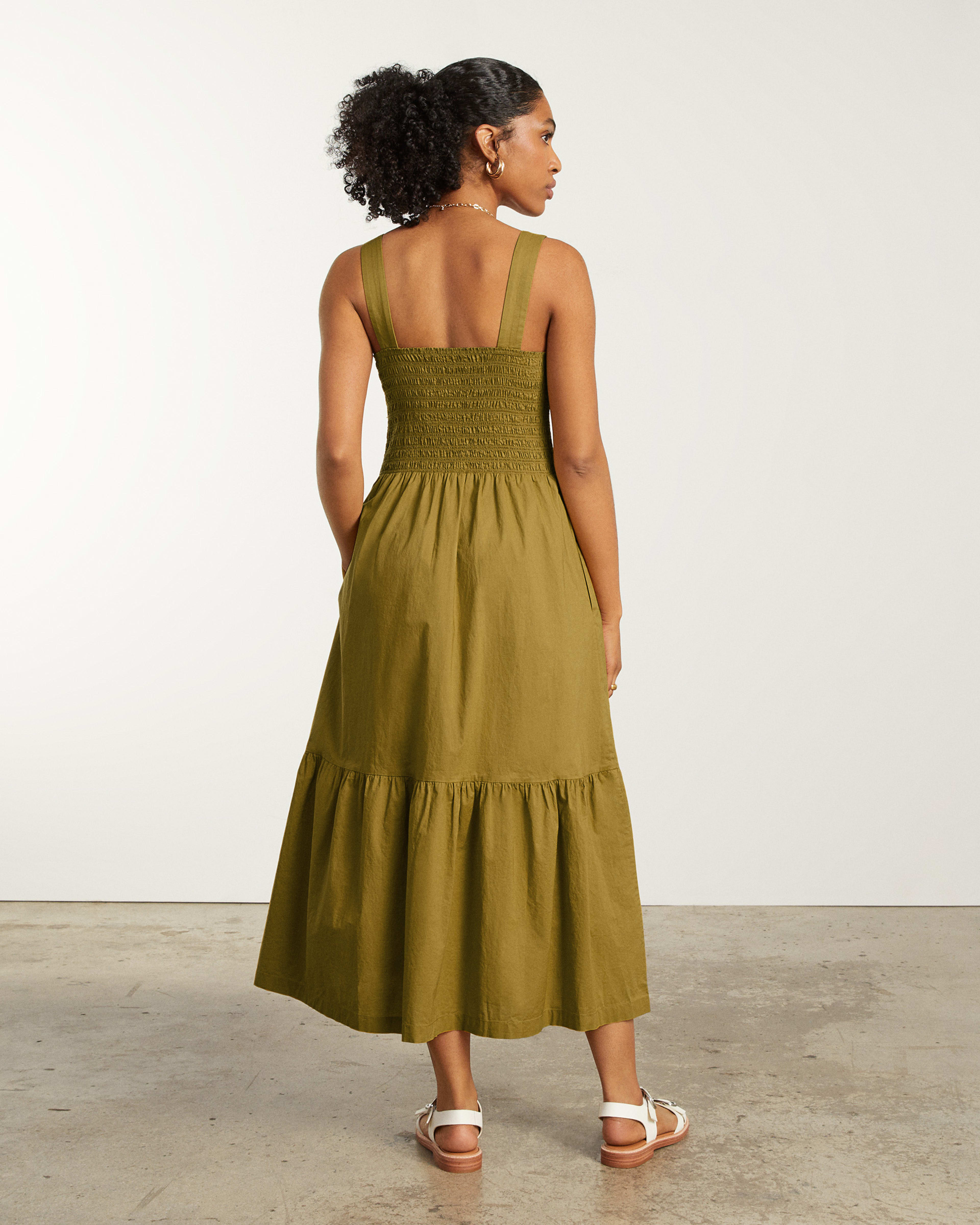 The Smock Dress Autumn Fern – Everlane